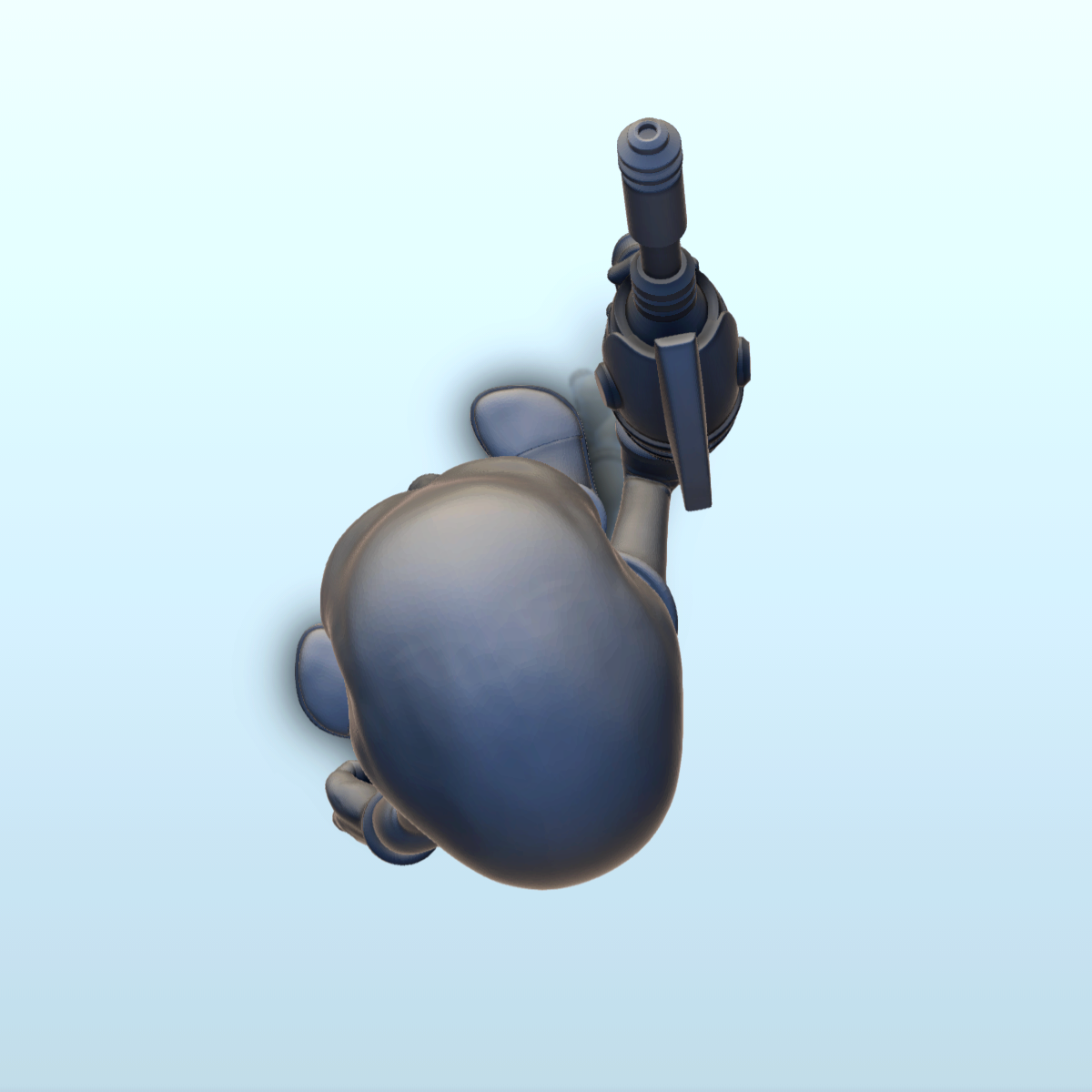 Alien soldier with laser gun (1) (+ pre-supported version & | 3D models ...