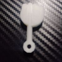 This is my print of "PRINT IN PLACE MIDDLE FINGER KEYCHAIN" The model ...