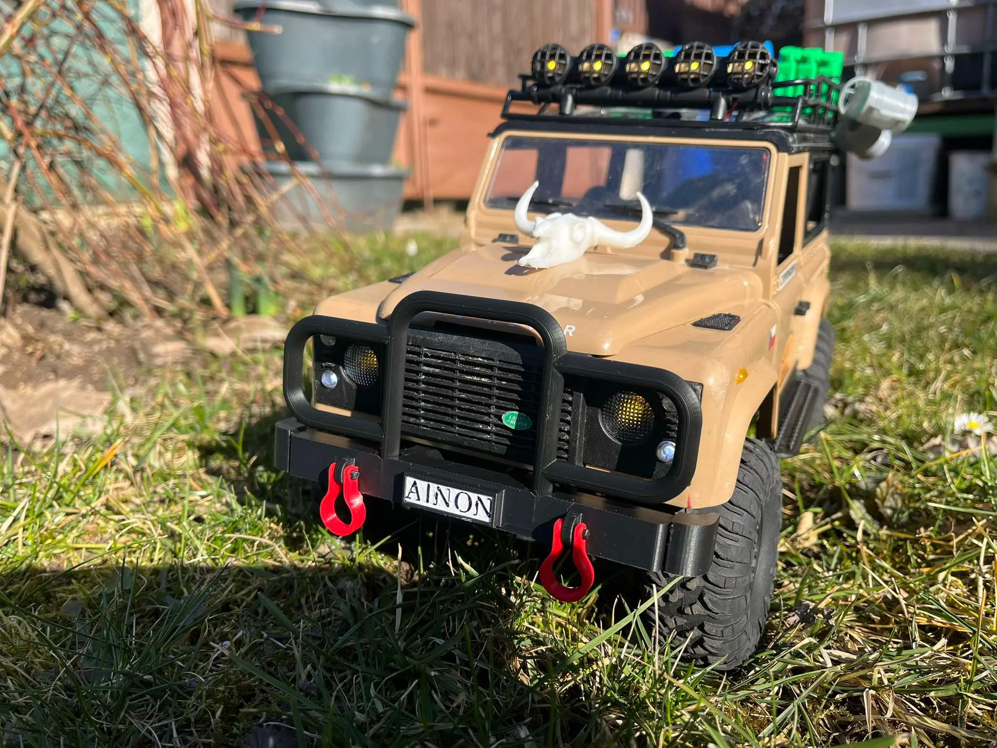 3D Printer Files | 3MF File | RC car RMT Land Rover T98 front bumper ...