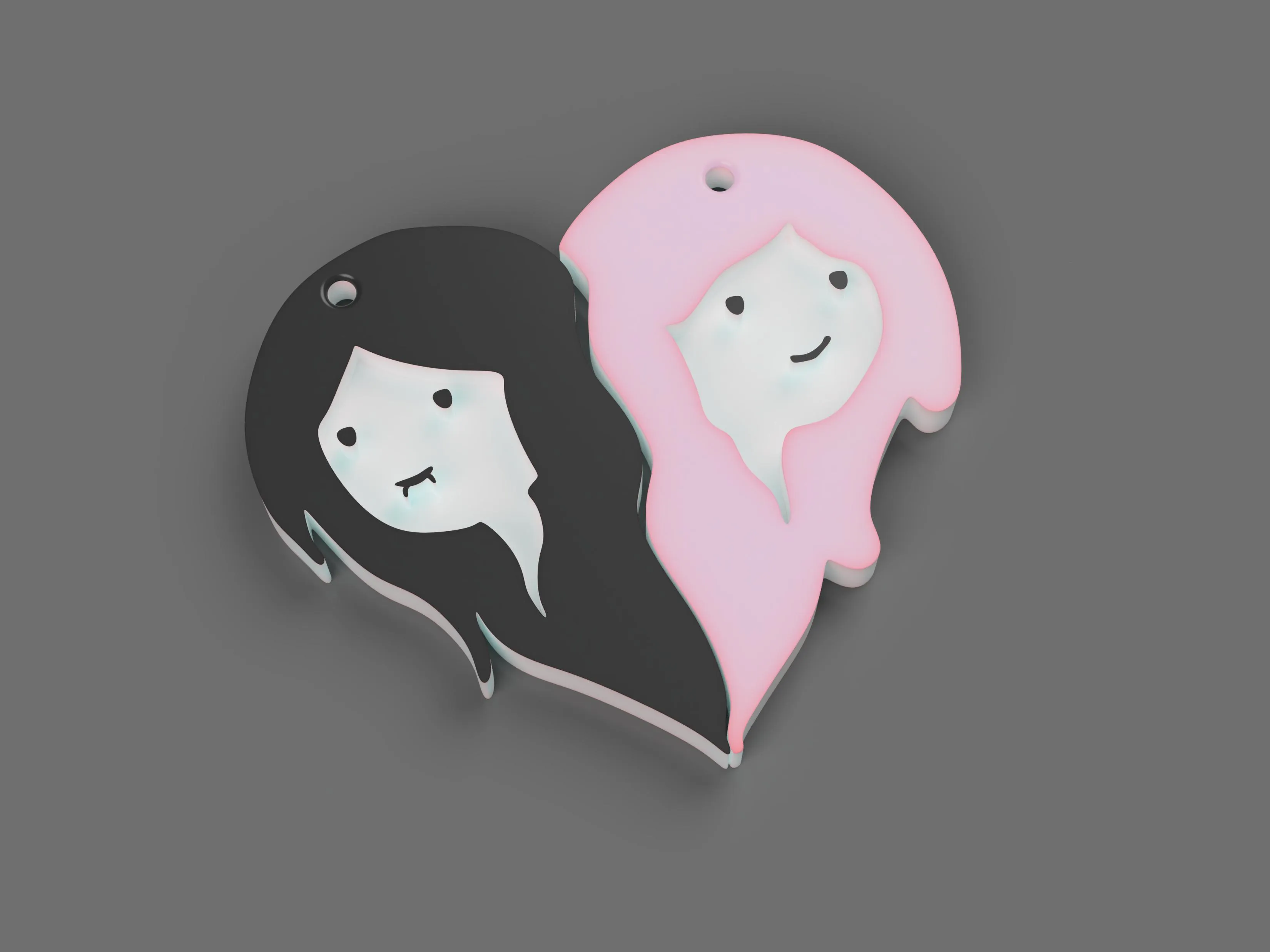Jewelry & Accessories STL Download - Marceline and Bubblegum Matching ...