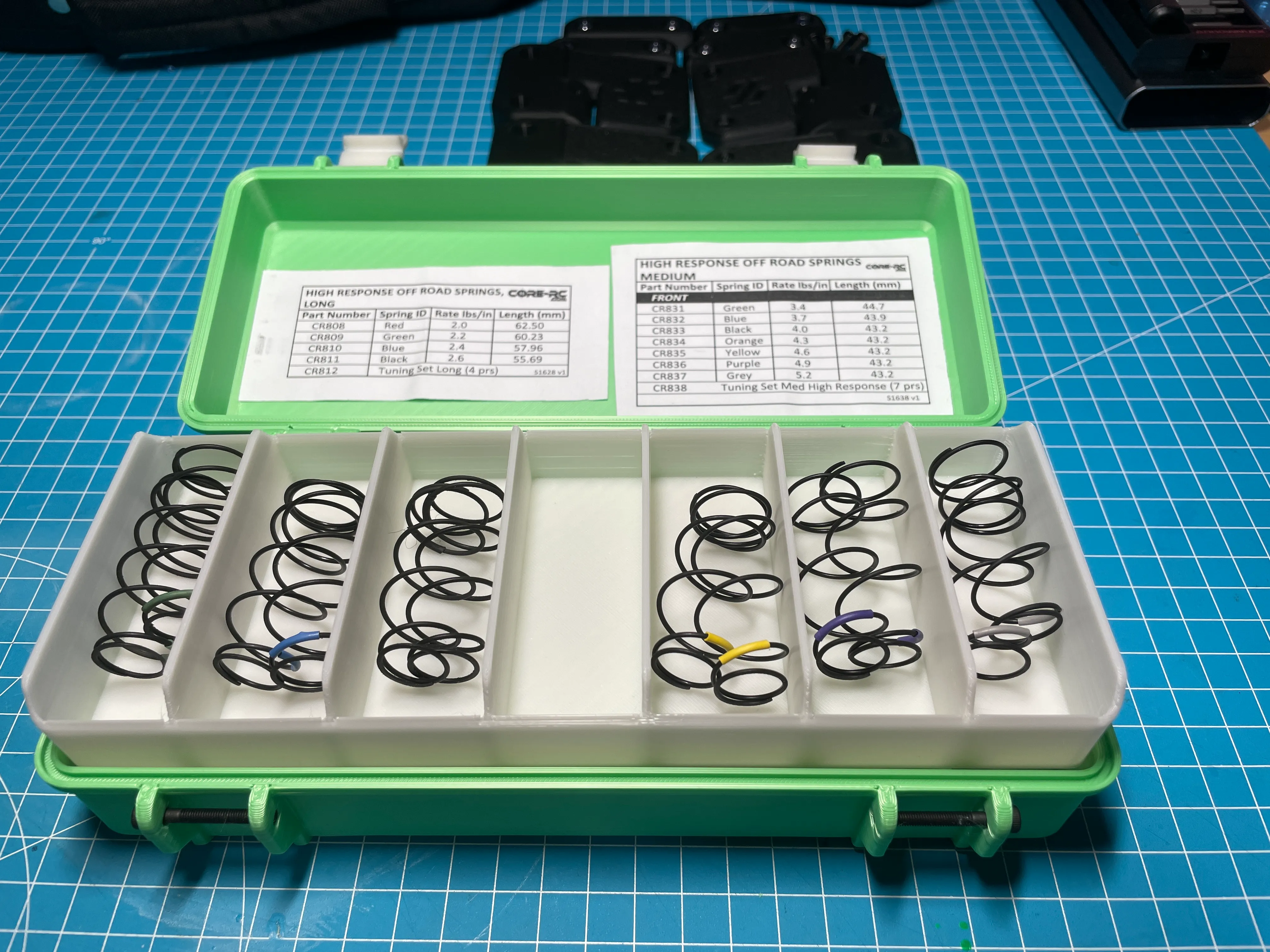 Electronics & RC (Remote Control) STL Download - Box for RC Car Springs ...