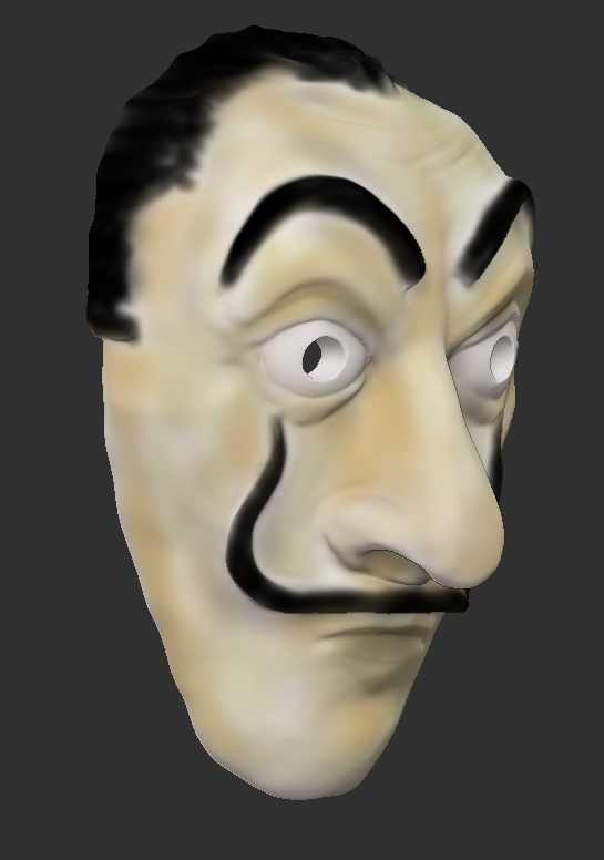dali' mask | 3D models download | Creality Cloud