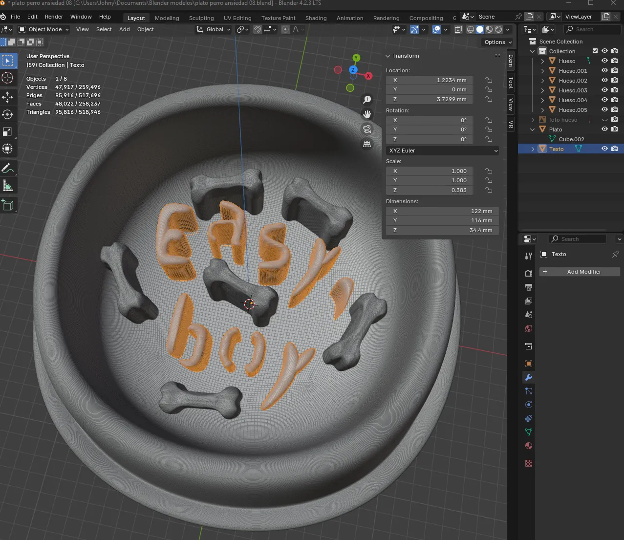 Slow Feeder Dog Bowl | 3D models download | Creality Cloud