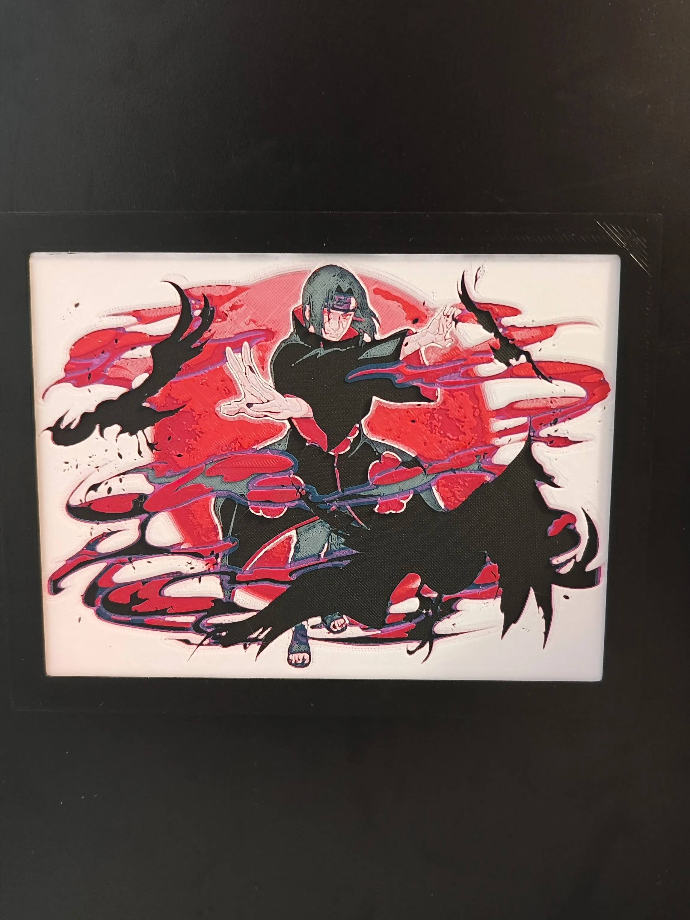 3D Printer Files | 3MF File | Naruto - Itachi Uchiwa 1 hueforge | Creality Cloud