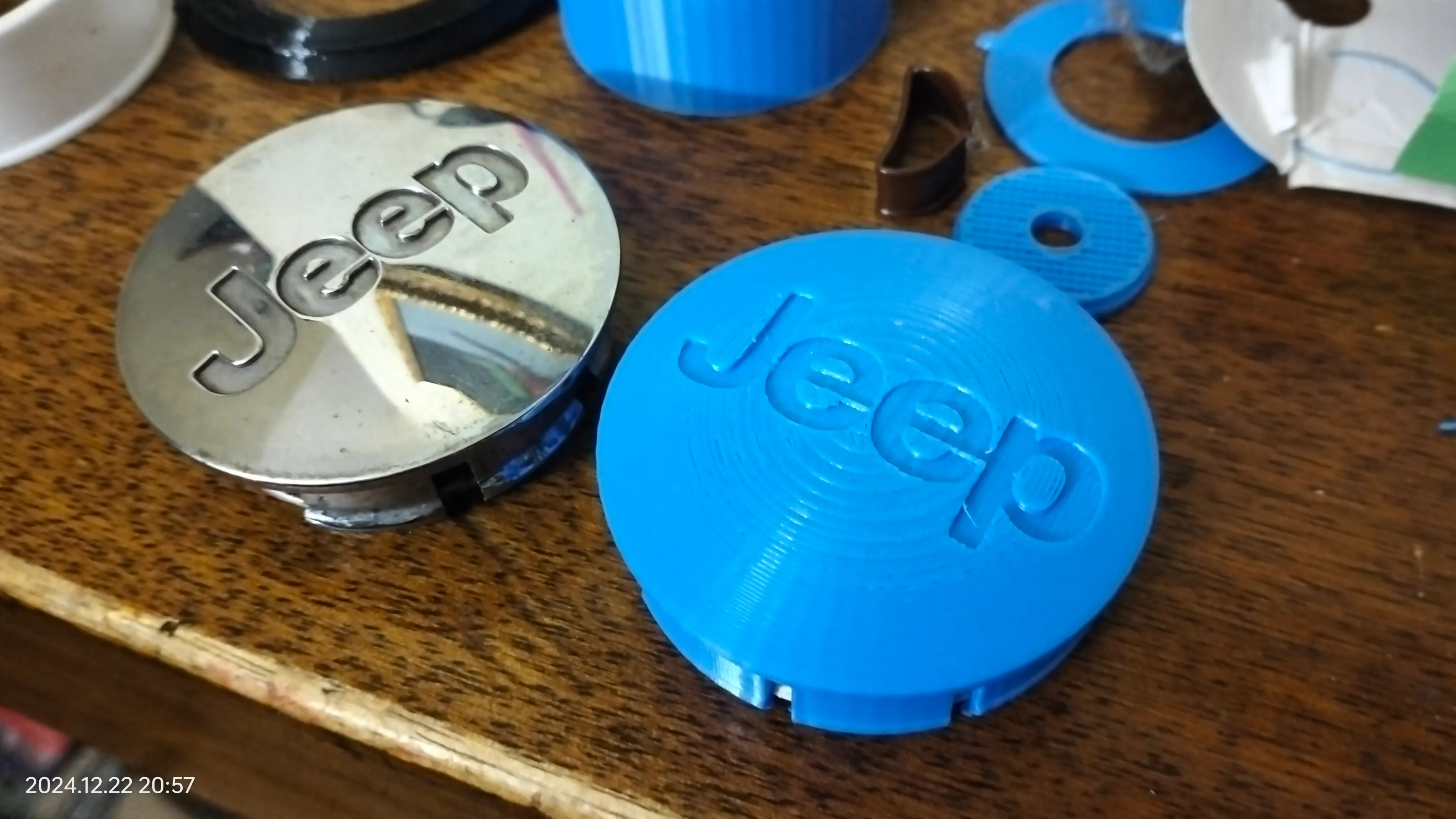 Home Appliance Accessories STL Download - Jeep center capby DavidCrisoCG