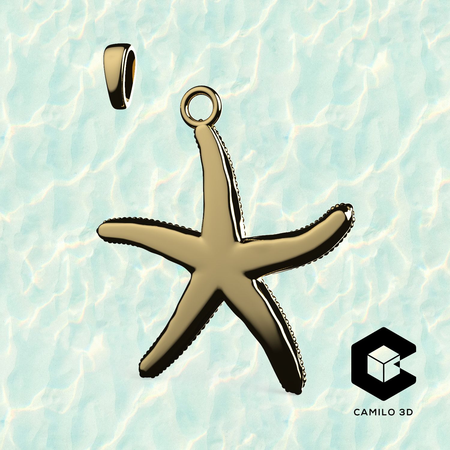 Starfish Pendant | 3D models download | Creality Cloud