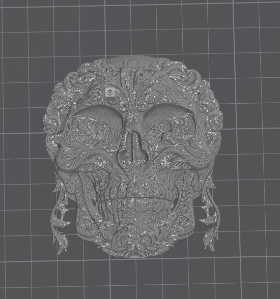 Home Decorations & Ornaments STL Descarga - scull wall mount ...