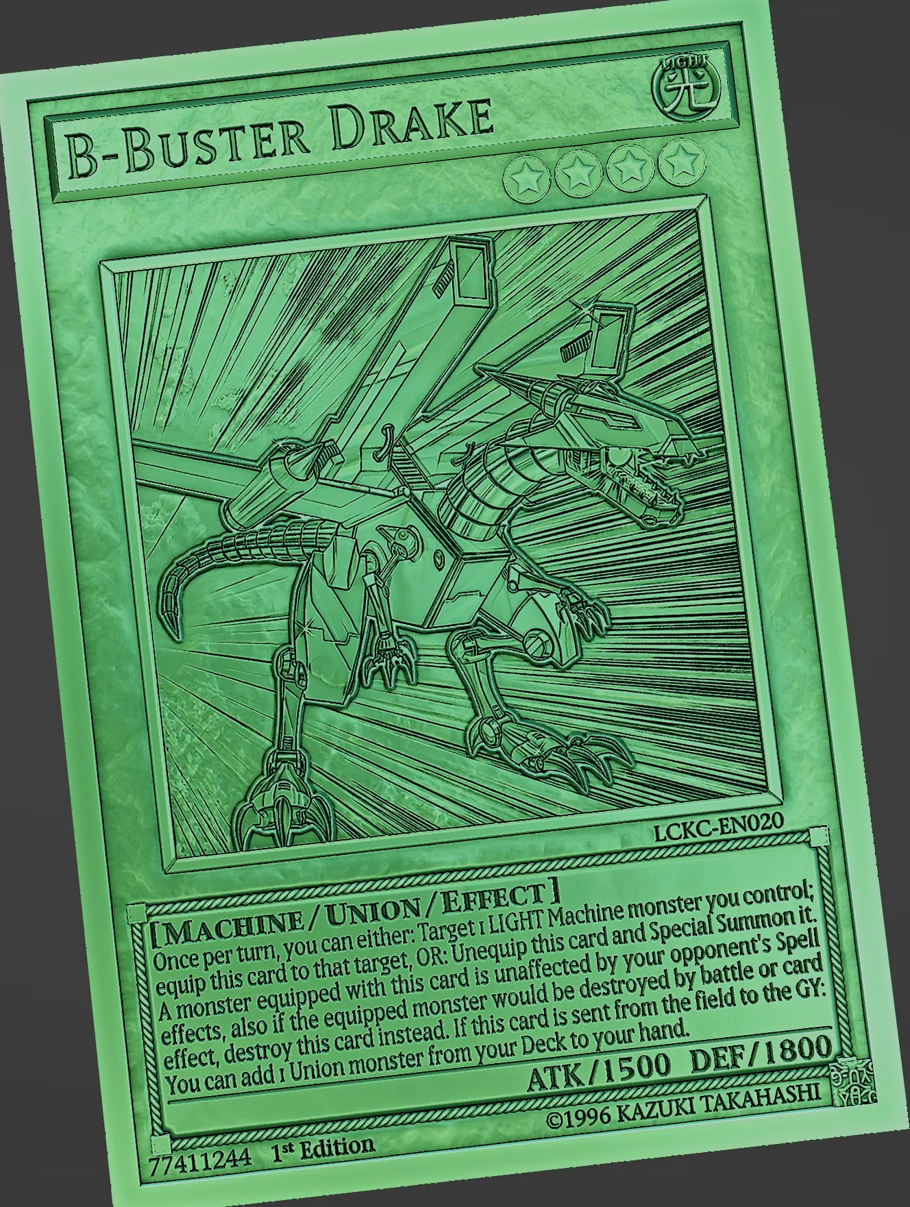 Other STL Download - B-BUSTER DRAKE - YU-GI-OH!by Wsonuchiha3D