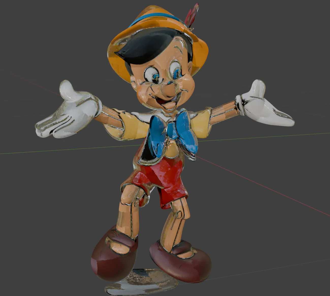 Characters & Creatures STL Download - Pinocchio on ships deckby Ramuhs ...