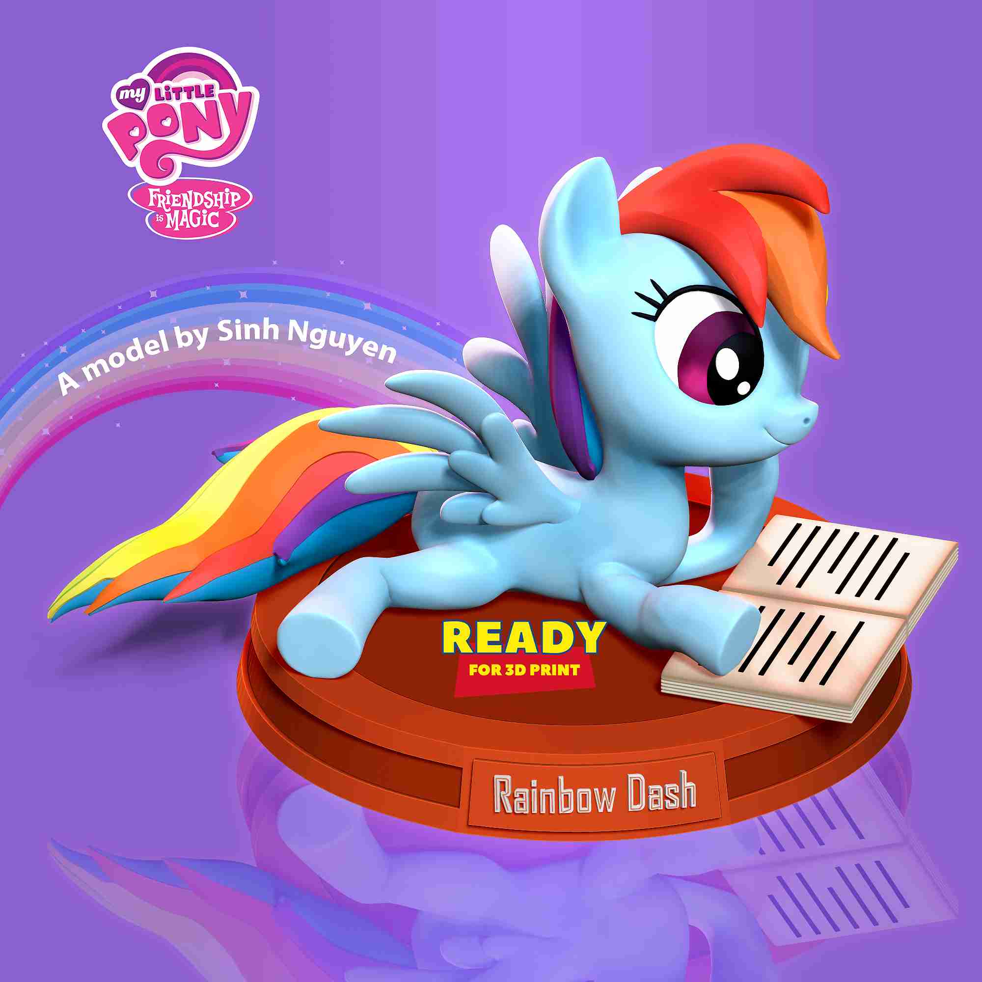 Rainbow Dash | 3D models download | Creality Cloud