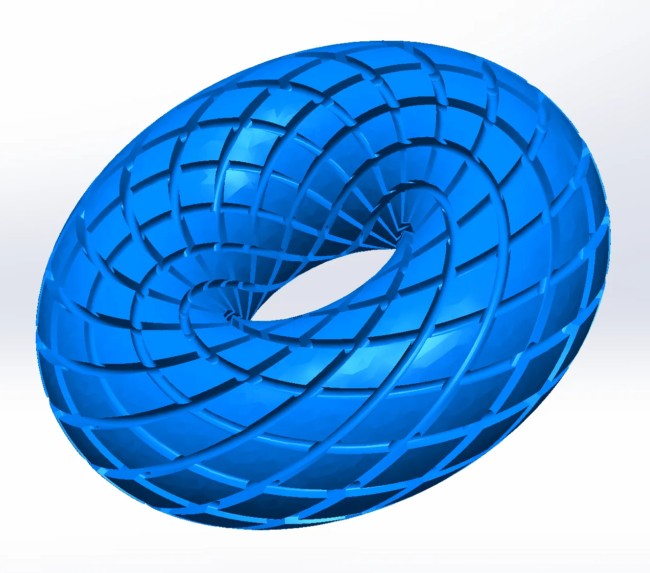 Sculptures & Artworks STL Download - Rodin Coil Torus STL 60mm x 21mm ...