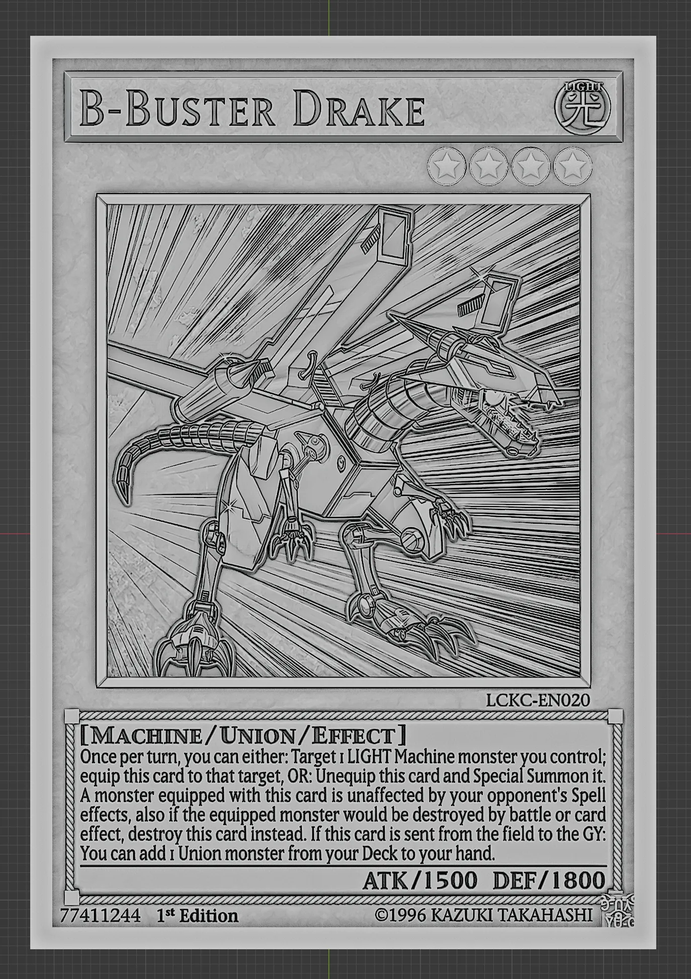 Other STL Download - B-BUSTER DRAKE - YU-GI-OH!by Wsonuchiha3D