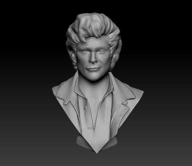 Fictional Characters STL Download - The Hoff - Michael Knight - Kitt ...