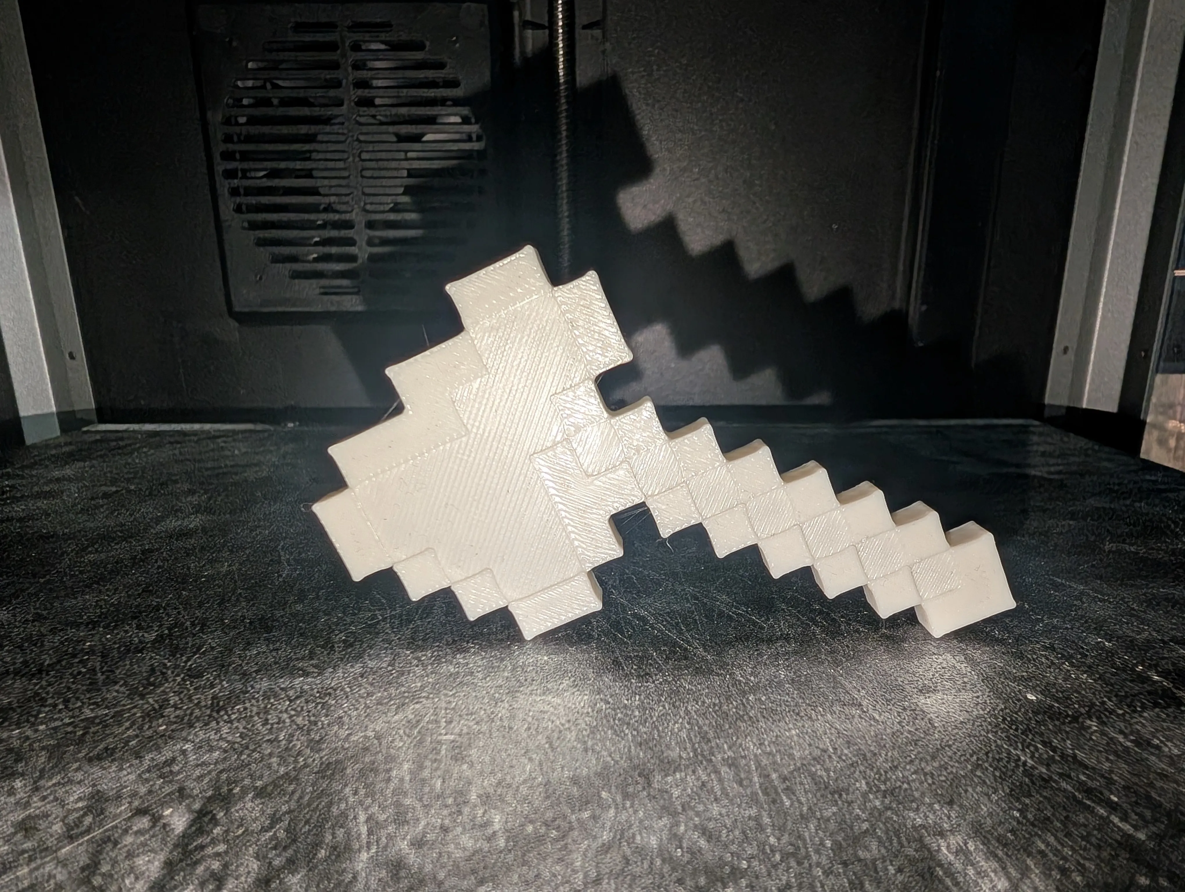 3D Printer Files | 3MF File | Minecraft Pixel Axe | Creality Cloud