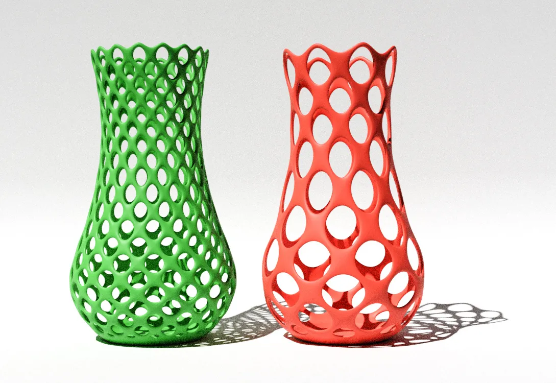 Free Home Decorations & Ornaments STL Download - mesh spiral vaseby ...