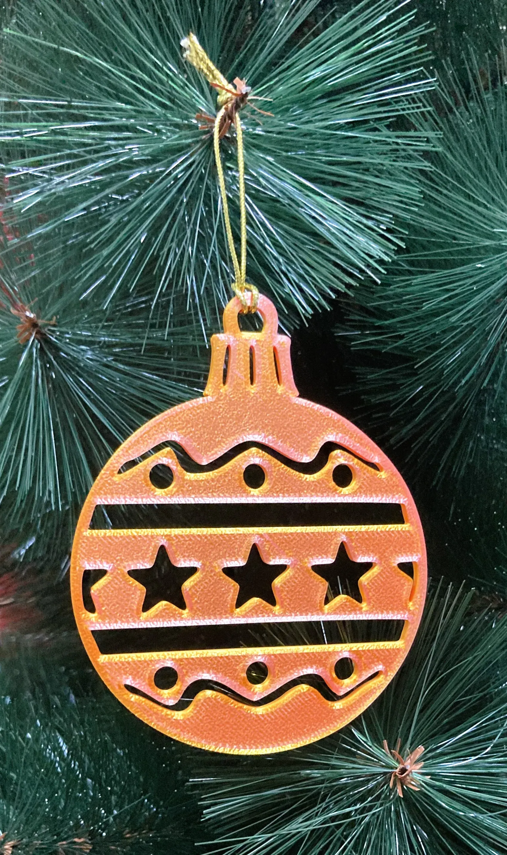 Waves Christmas Ornament / Adorno Navidad Ondas | 3D modeller indir ...