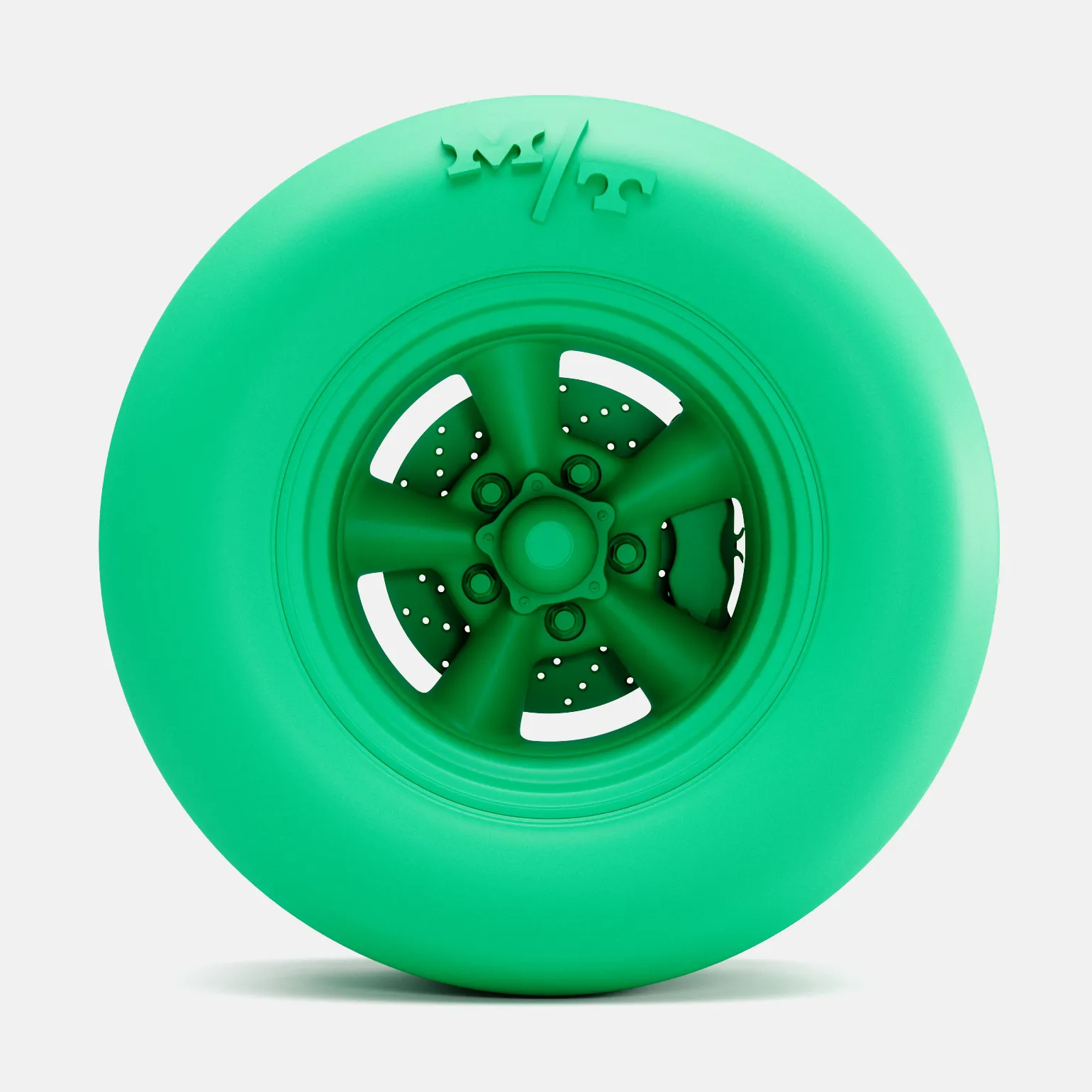 1/24 Scale, 15x10 Torq Thrust D Wheel, M/T Drag Slick | 3D models ...