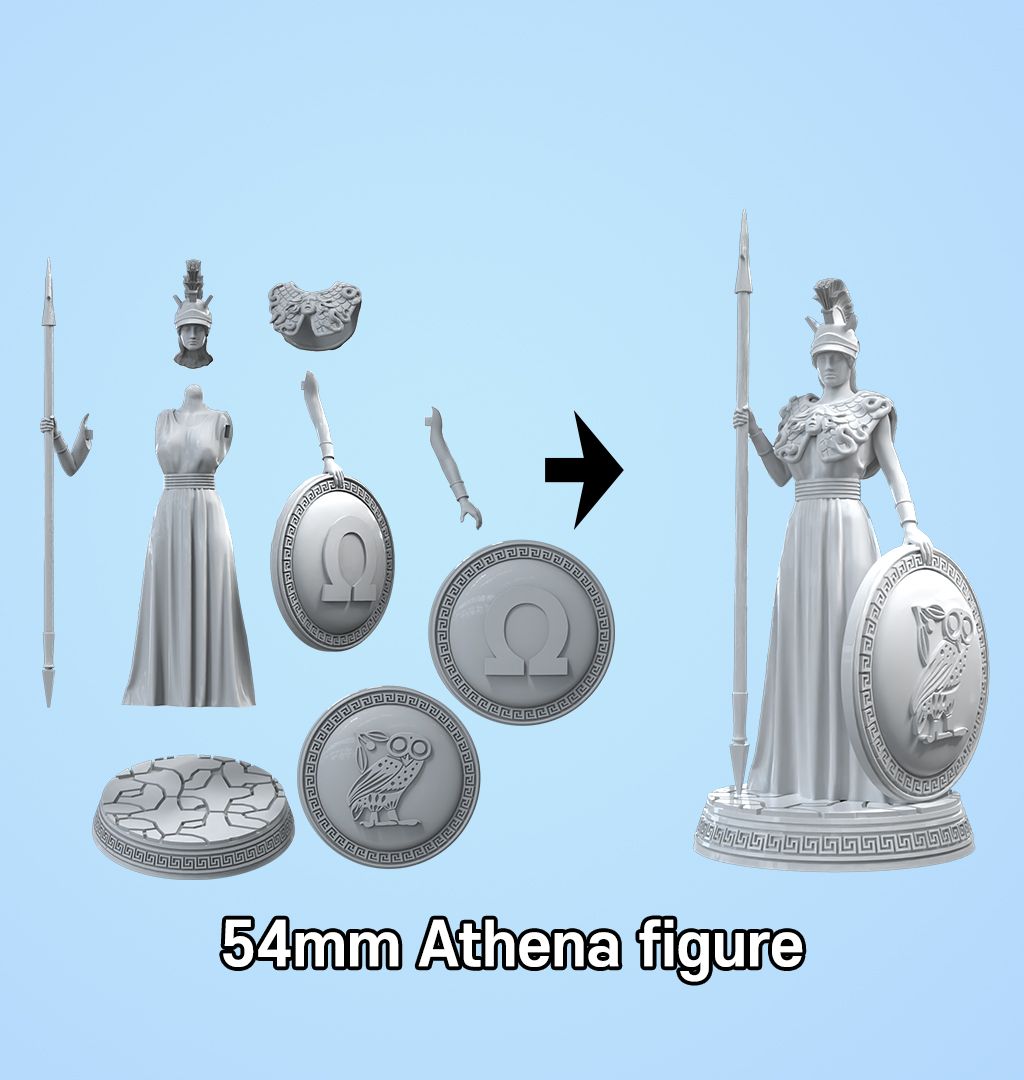 Athena the goddess of war | 3D models download | Creality Cloud