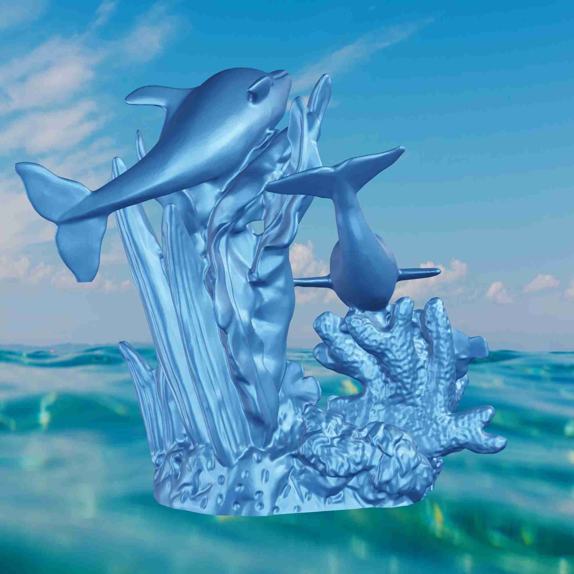 Dolphin seaweed | 3D models download | Creality Cloud