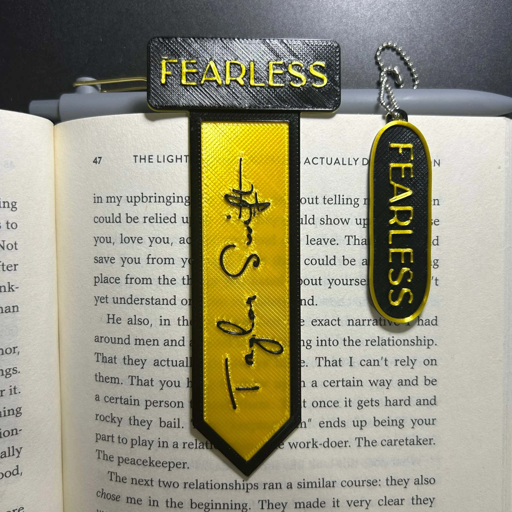 Jewelry & Accessories STL Download - Taylor Swift - Fearless Bookmark ...