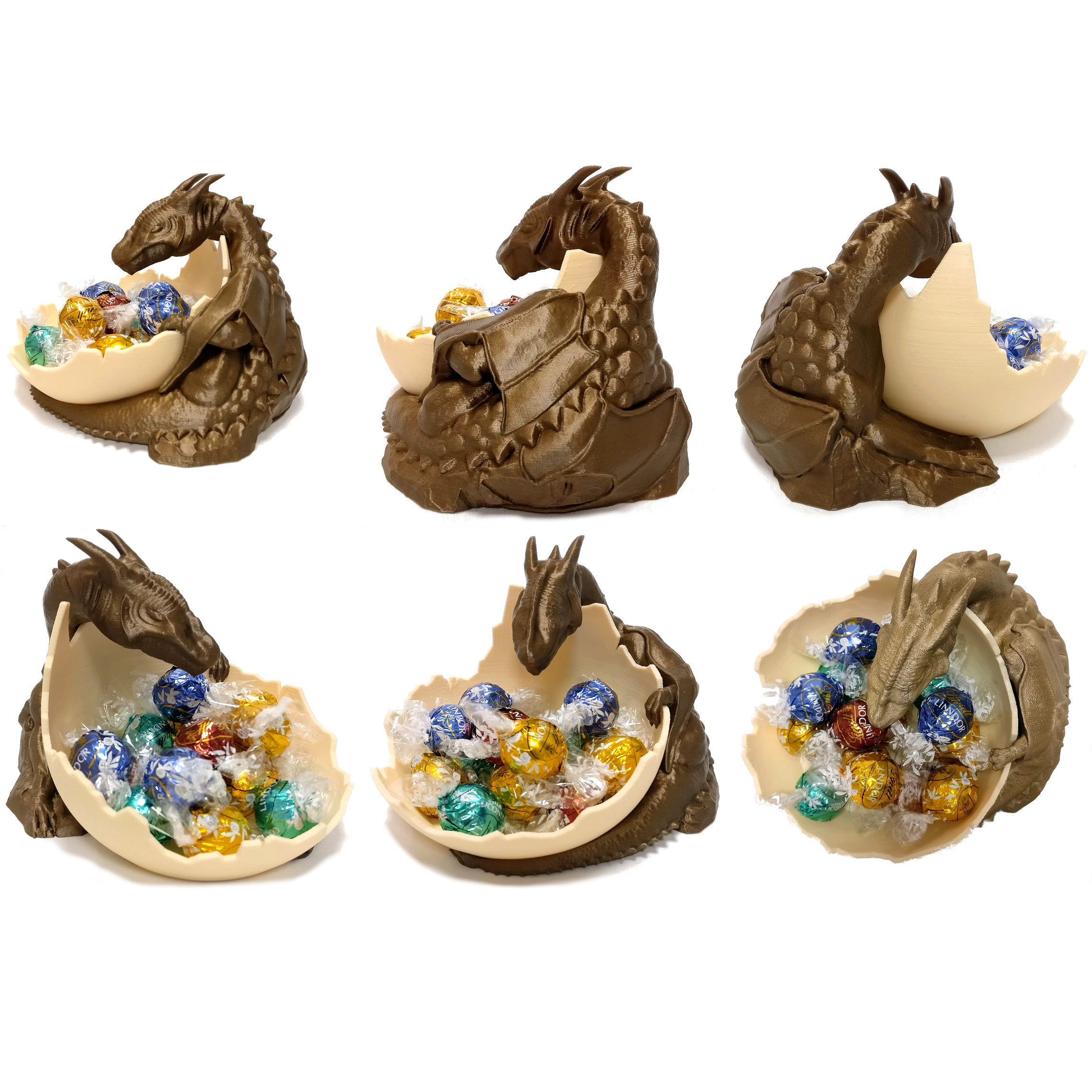 Dragon guarding egg, candy or dice | 3D models download | Creality Cloud