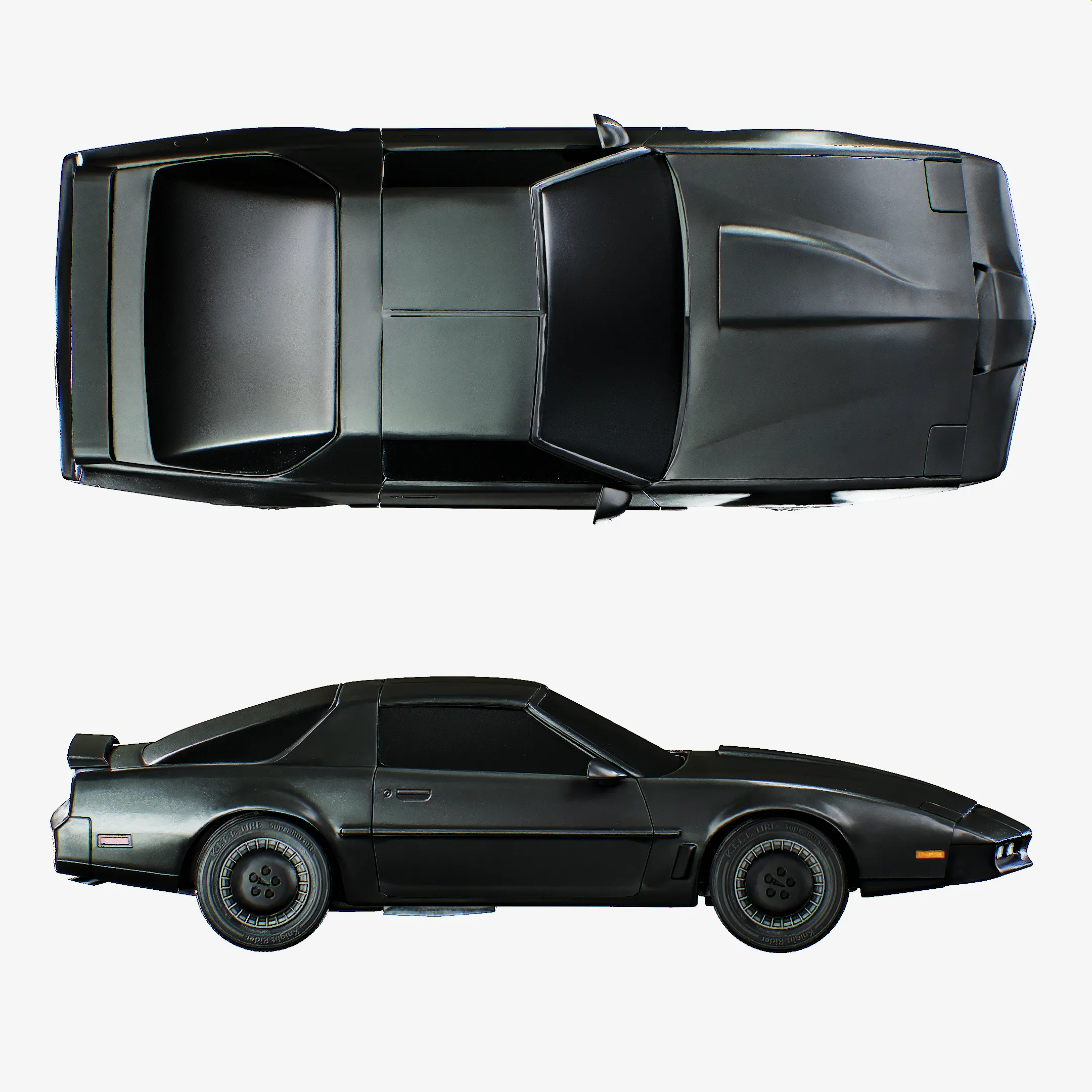 Vehicles & Machinery STL Download - Kitt Night Rider Pontiac Firebird ...