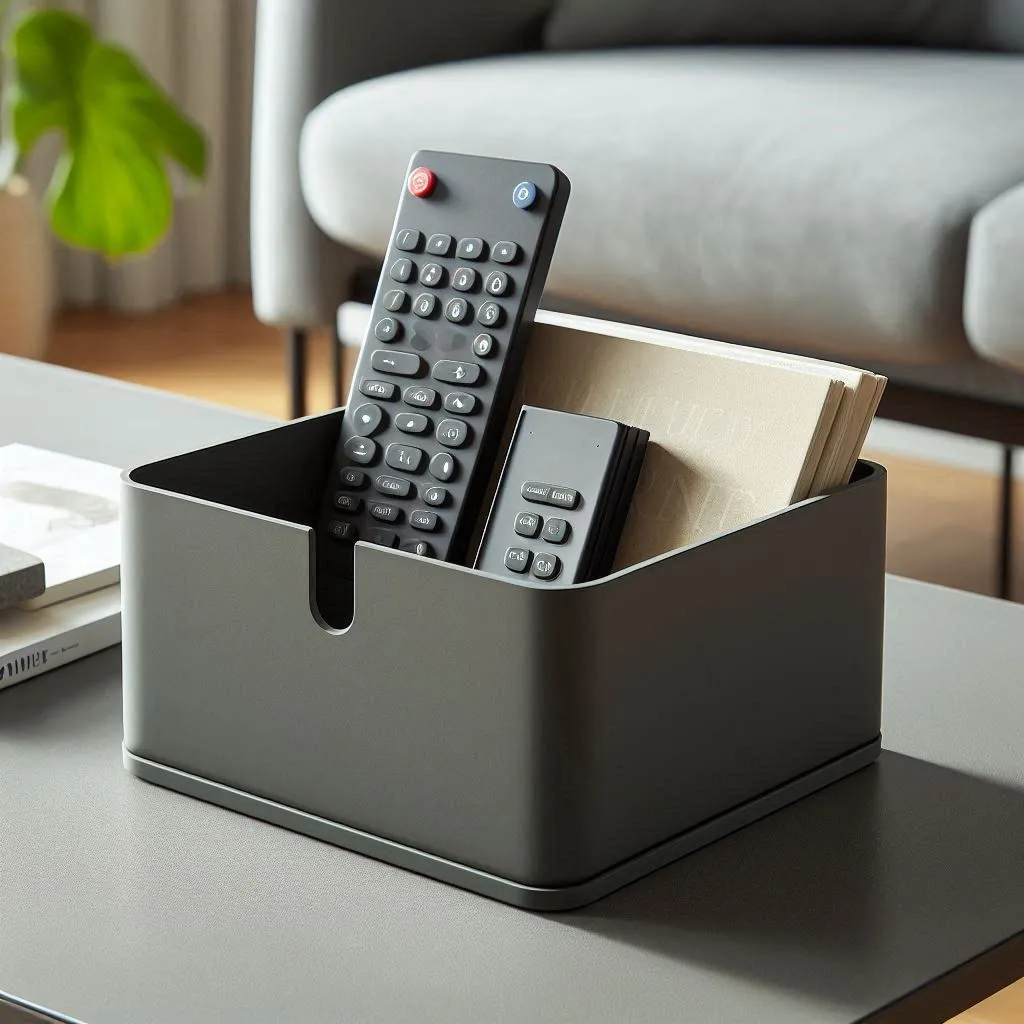 Square Remote Holder – for Your Living Room Essentials | 3D models ...