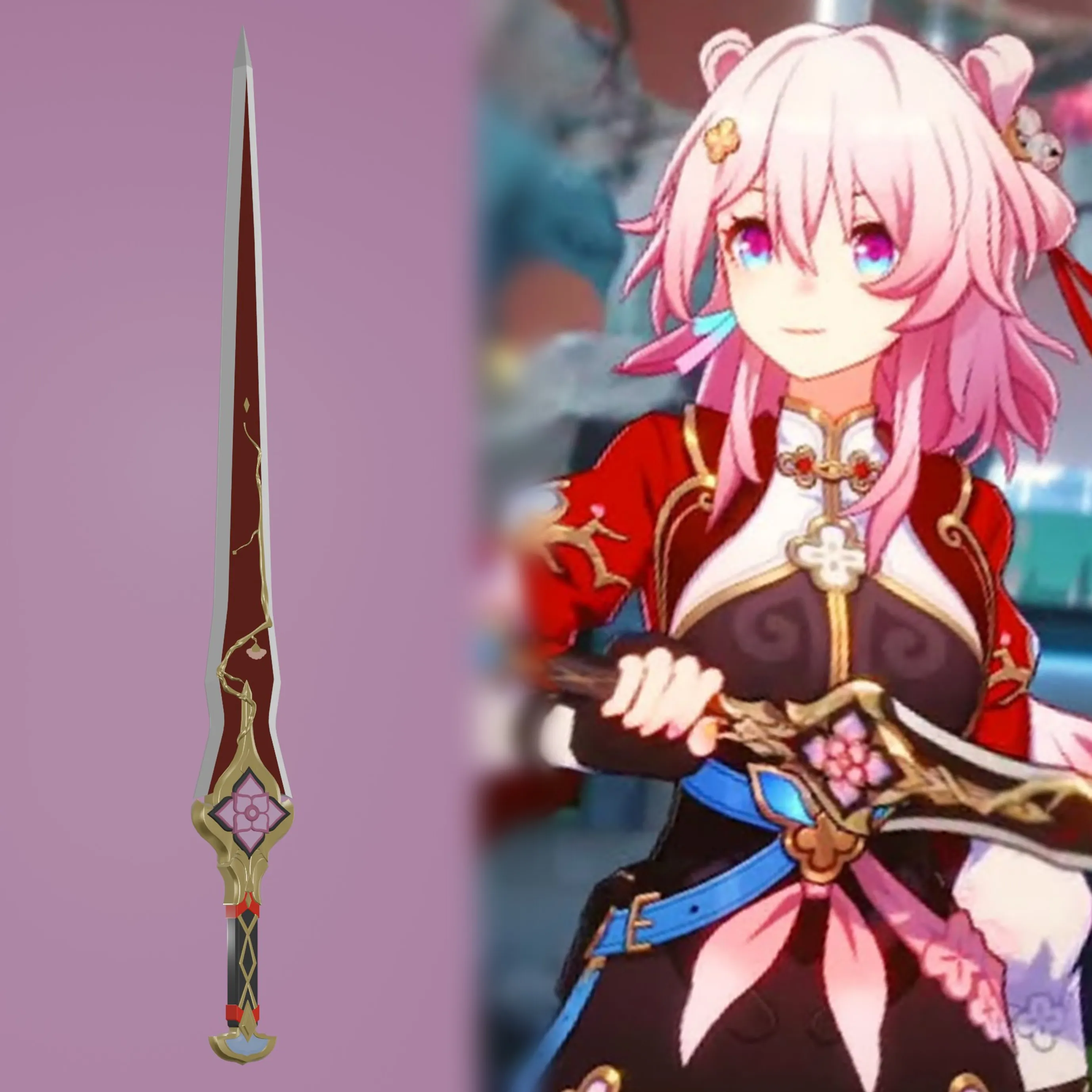 Characters & Creatures STL Download - MArch 7th Imaginary Swordby ...