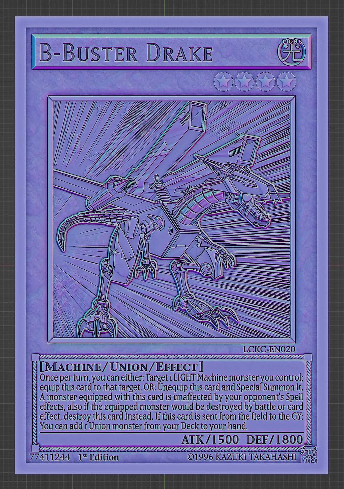 Other STL Download - B-BUSTER DRAKE - YU-GI-OH!by Wsonuchiha3D