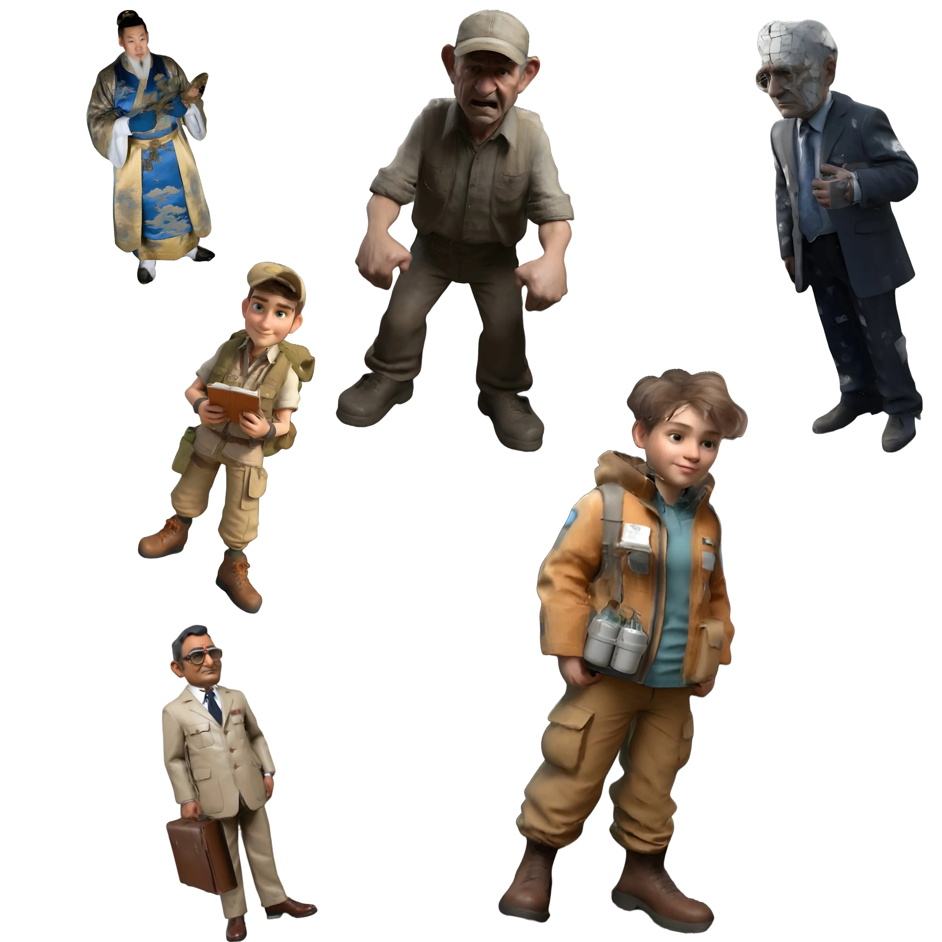 Other STL Download - Adventure Team Character Setby MR AnyCAD