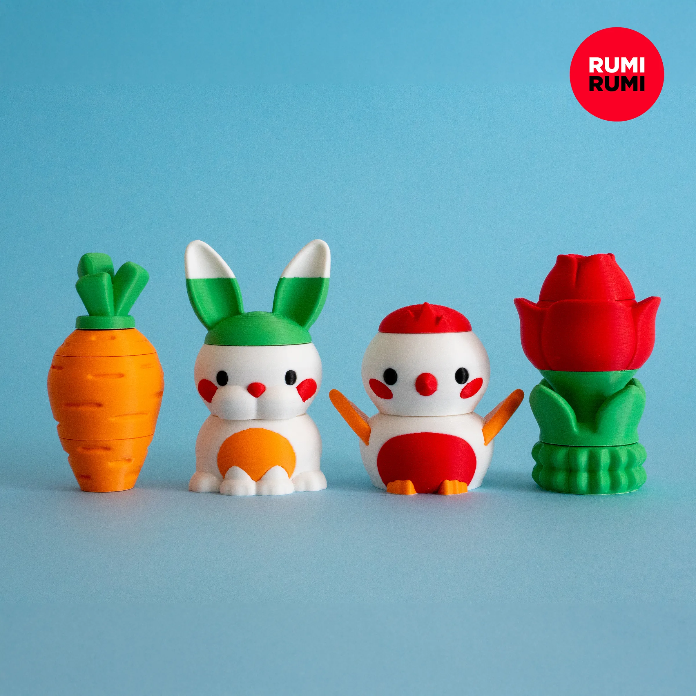 Construction Toys STL Download - Easter Stackable Rumi Blocks Toysby ...