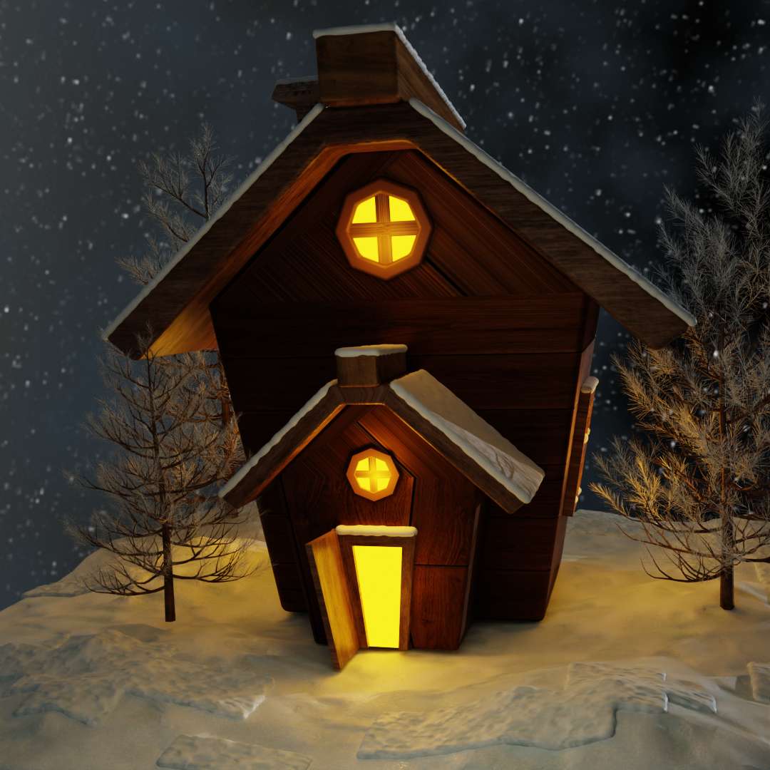 Snow home | 3D models download | Creality Cloud