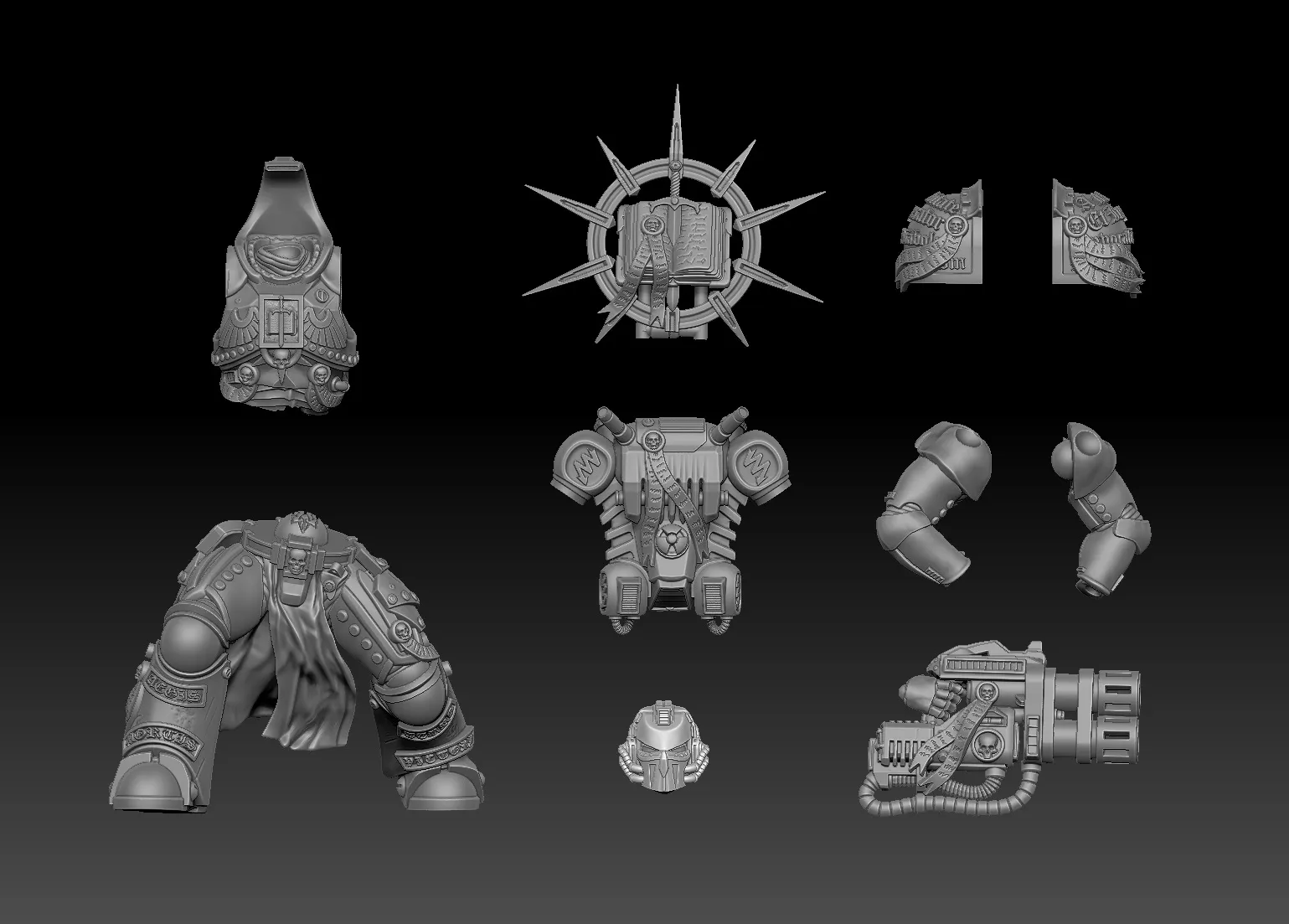 Characters & Creatures STL Download - Steel Sentinel 7by Silent Gil