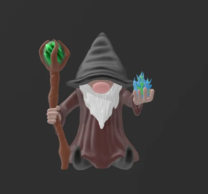 Wizard gnome | 3D models download | Creality Cloud