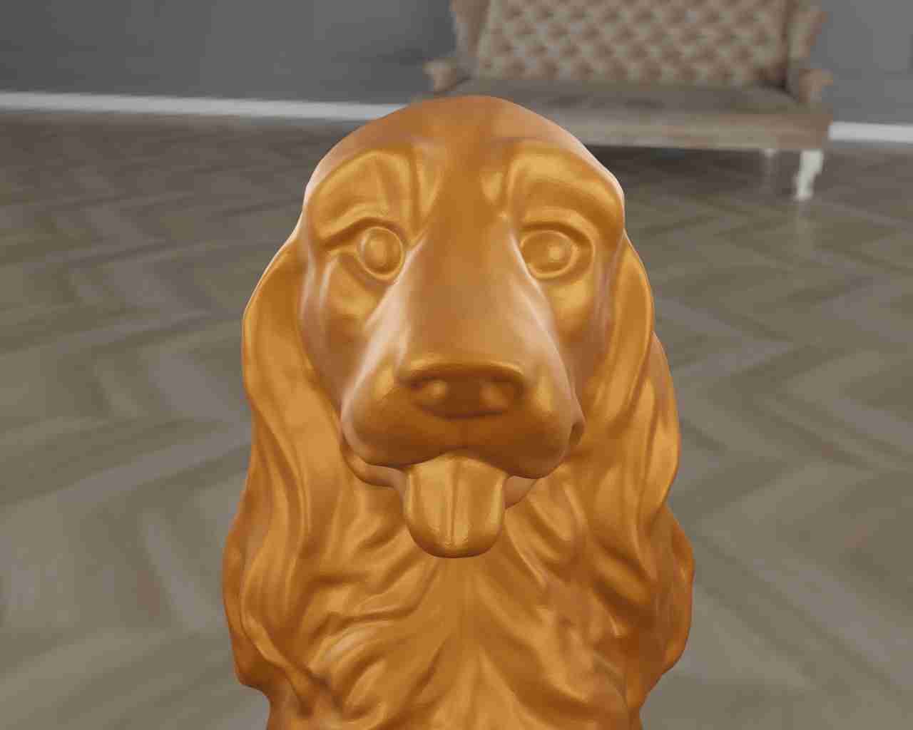 Dog Cocker Anglais | 3D models download | Creality Cloud
