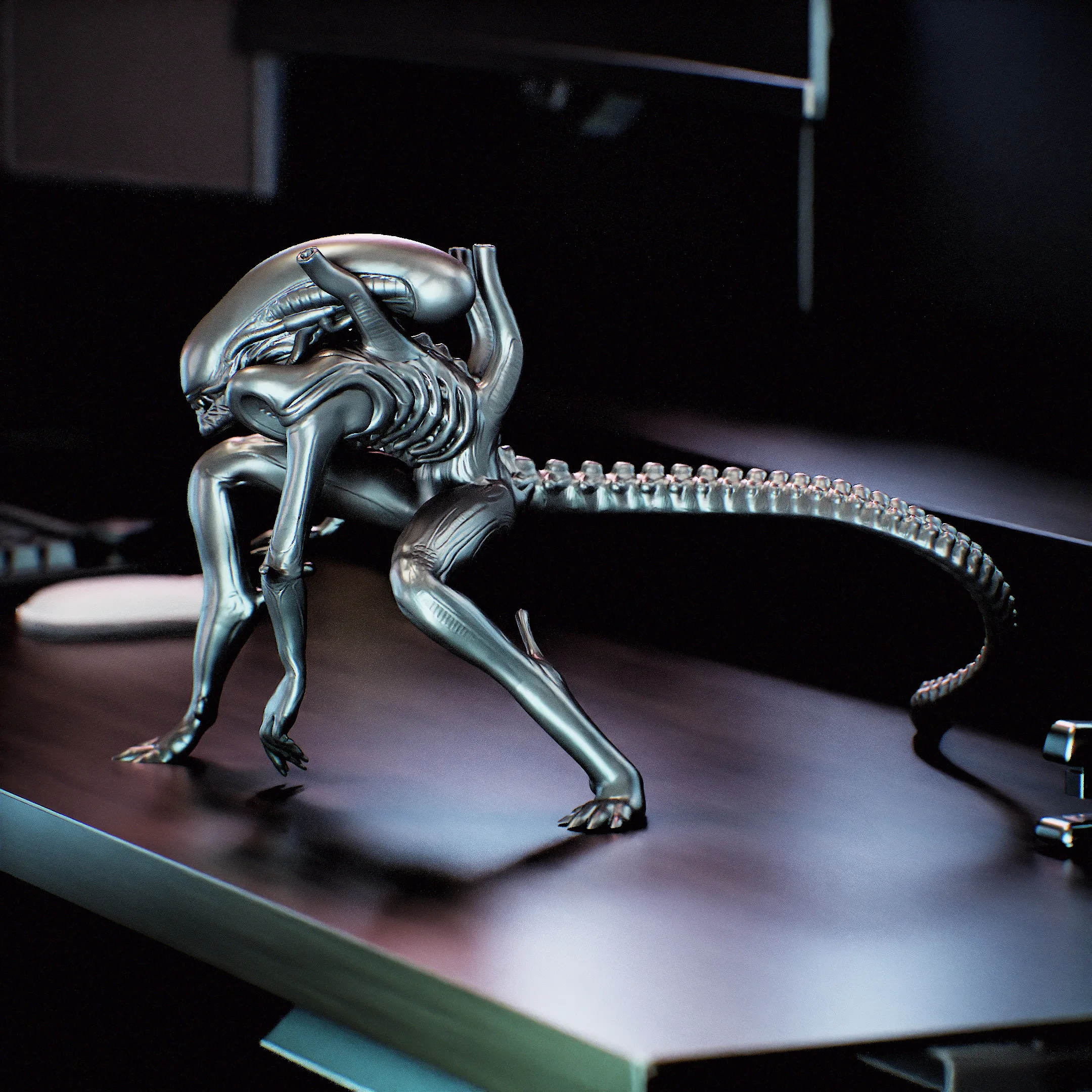 Characters & Creatures STL Download - Alien Xenomorph Separated by ...