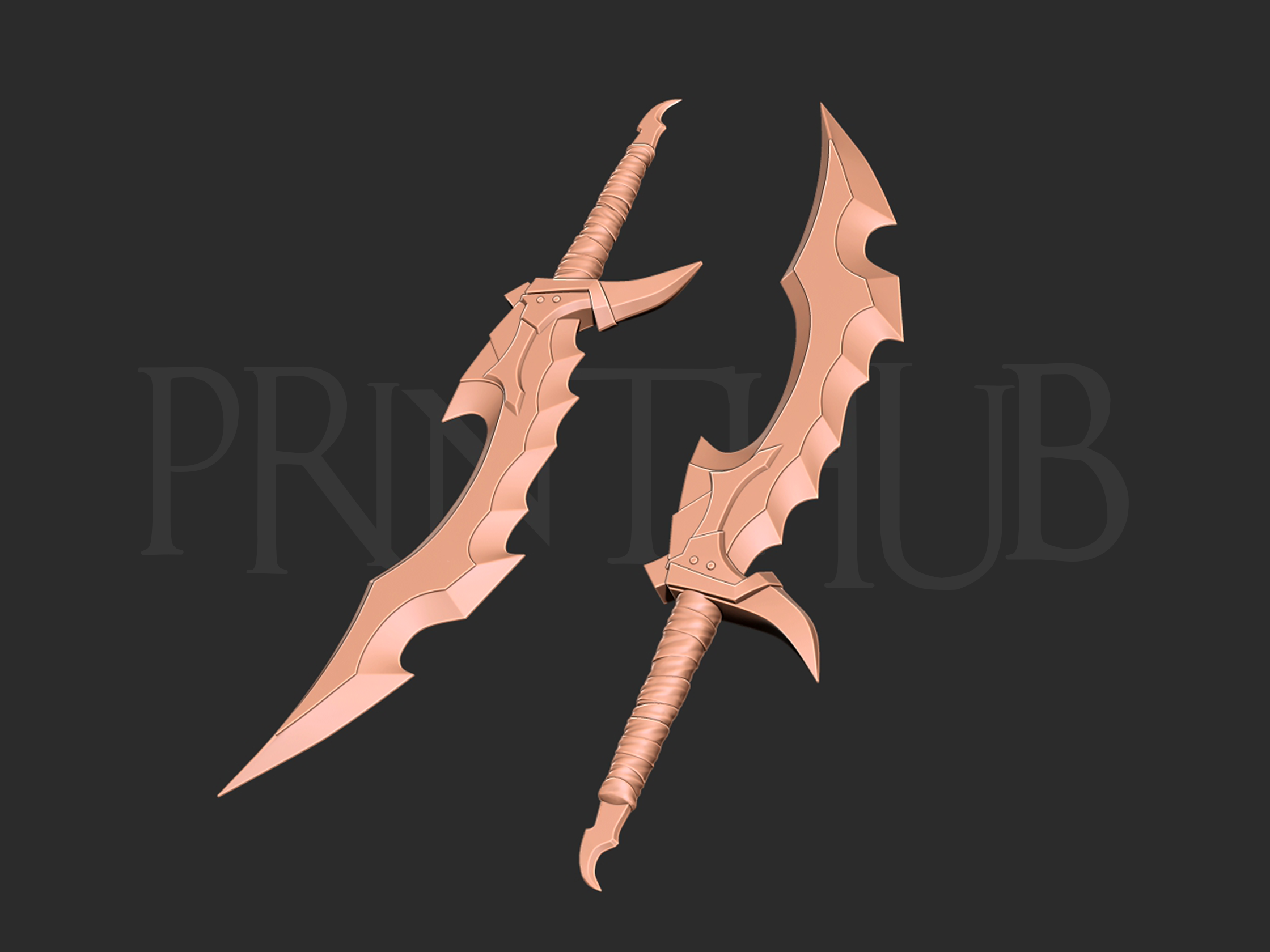 Solo Leveling - Knight Slayer Dagger Cosplay | 3D models download ...