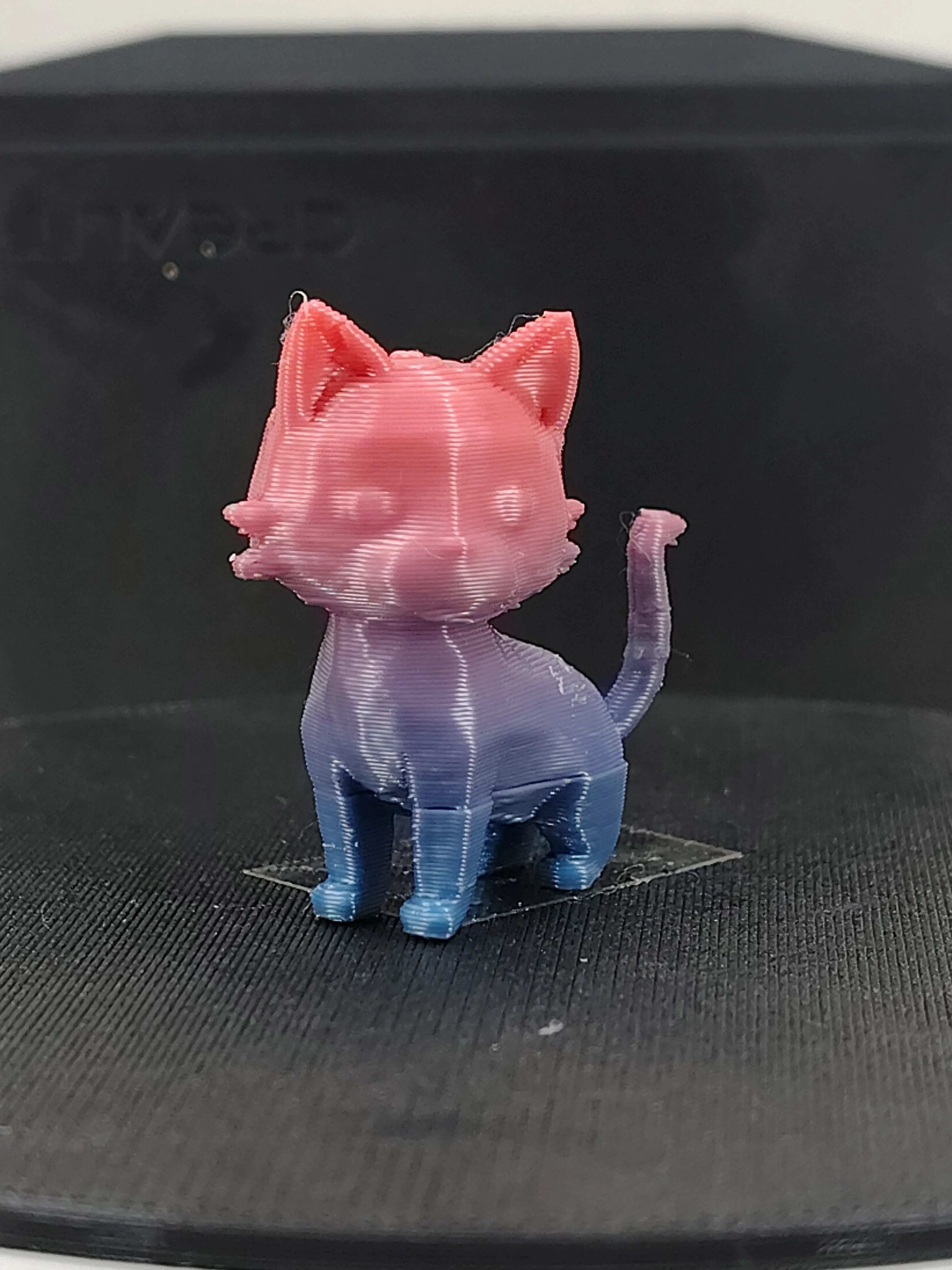 3D Printer Files | 3MF File | Low poly cat keychain | Creality Cloud