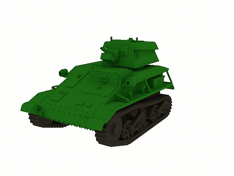 Vickers Light Tank Mark IV (UK, WW2) | 3D models download | Creality Cloud