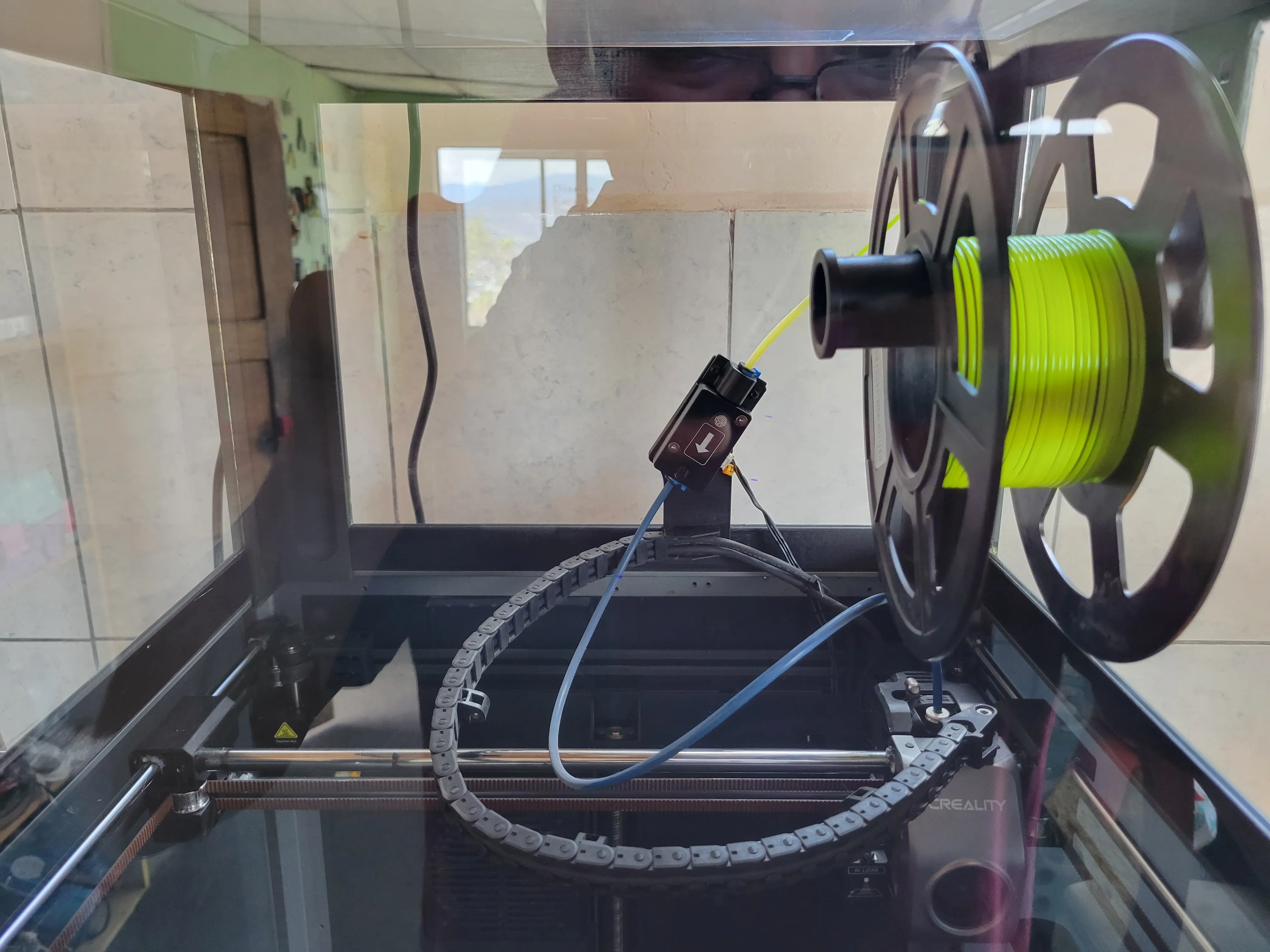 3D Printer Parts STL Download - K1 MAX RISER UPGRADE WITH FILAMENT DRYERby Jona 396