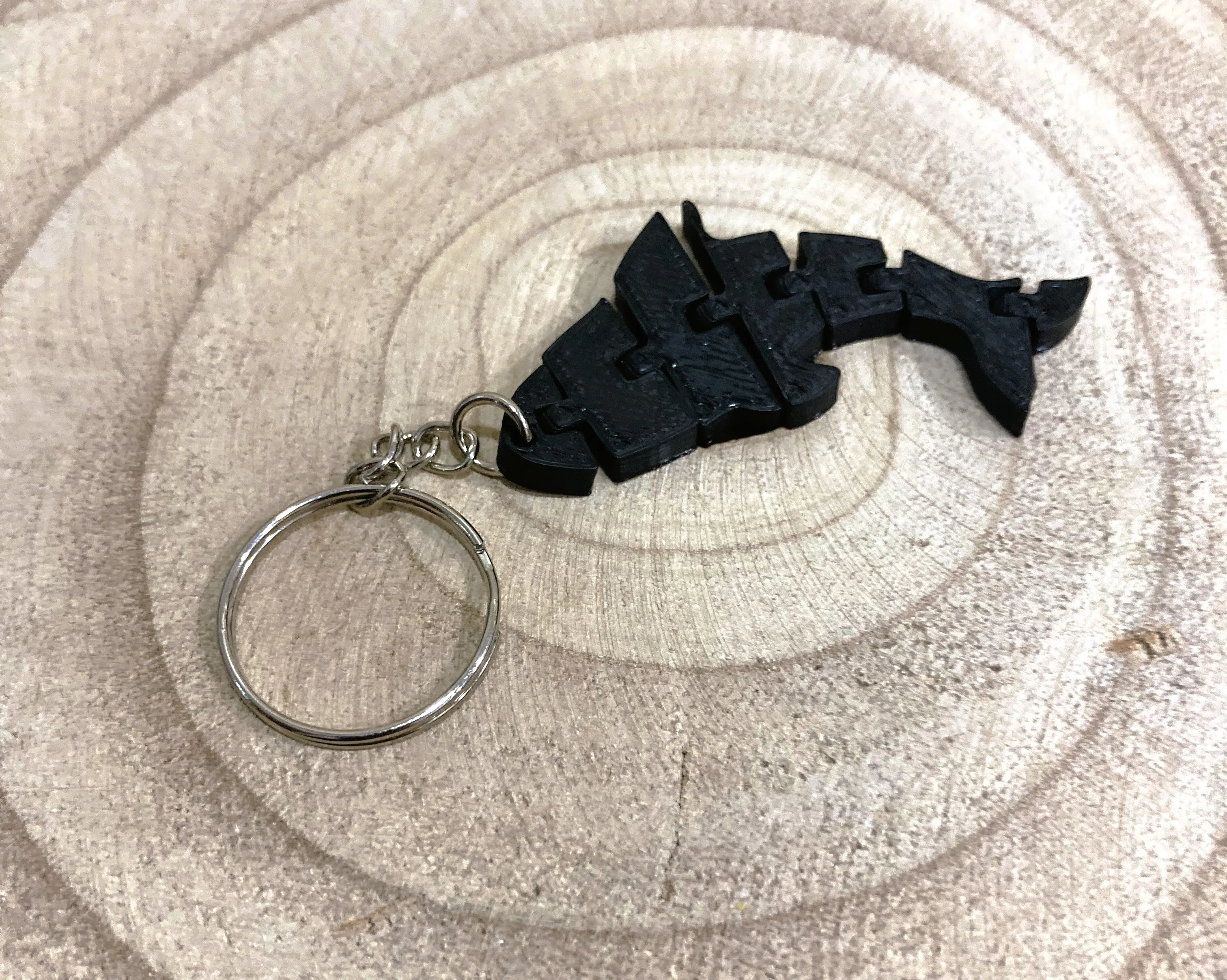 Jewelry & Accessories STL Download - Articulated orca keychain ...