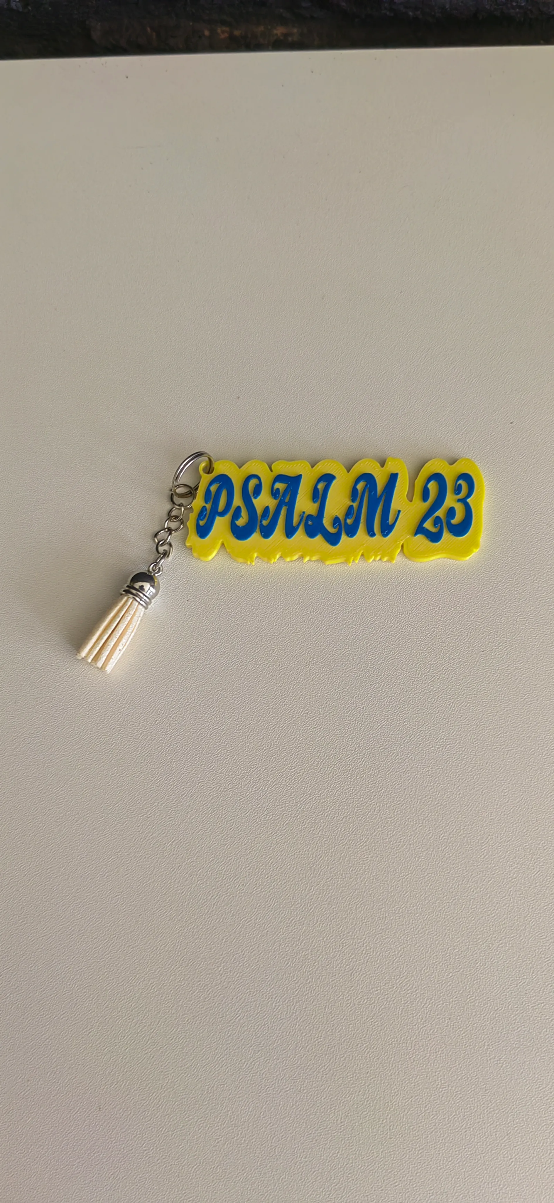 Personal Accessories STL Download - Psalm 23 3D-Printed Keyring – A ...