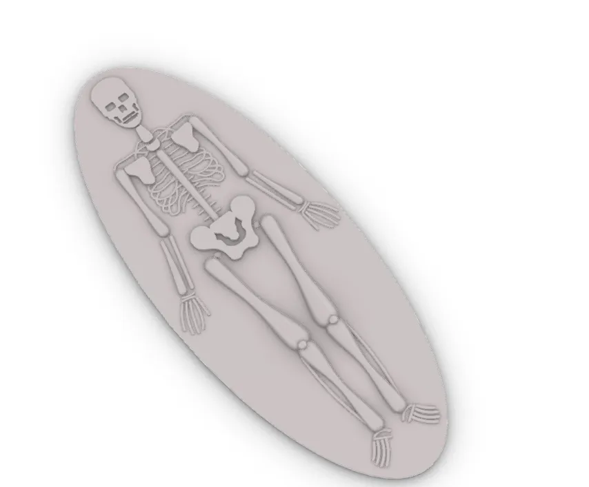 Board Games & Card Games STL Download - Skeleton decoratipn halloweenby ...