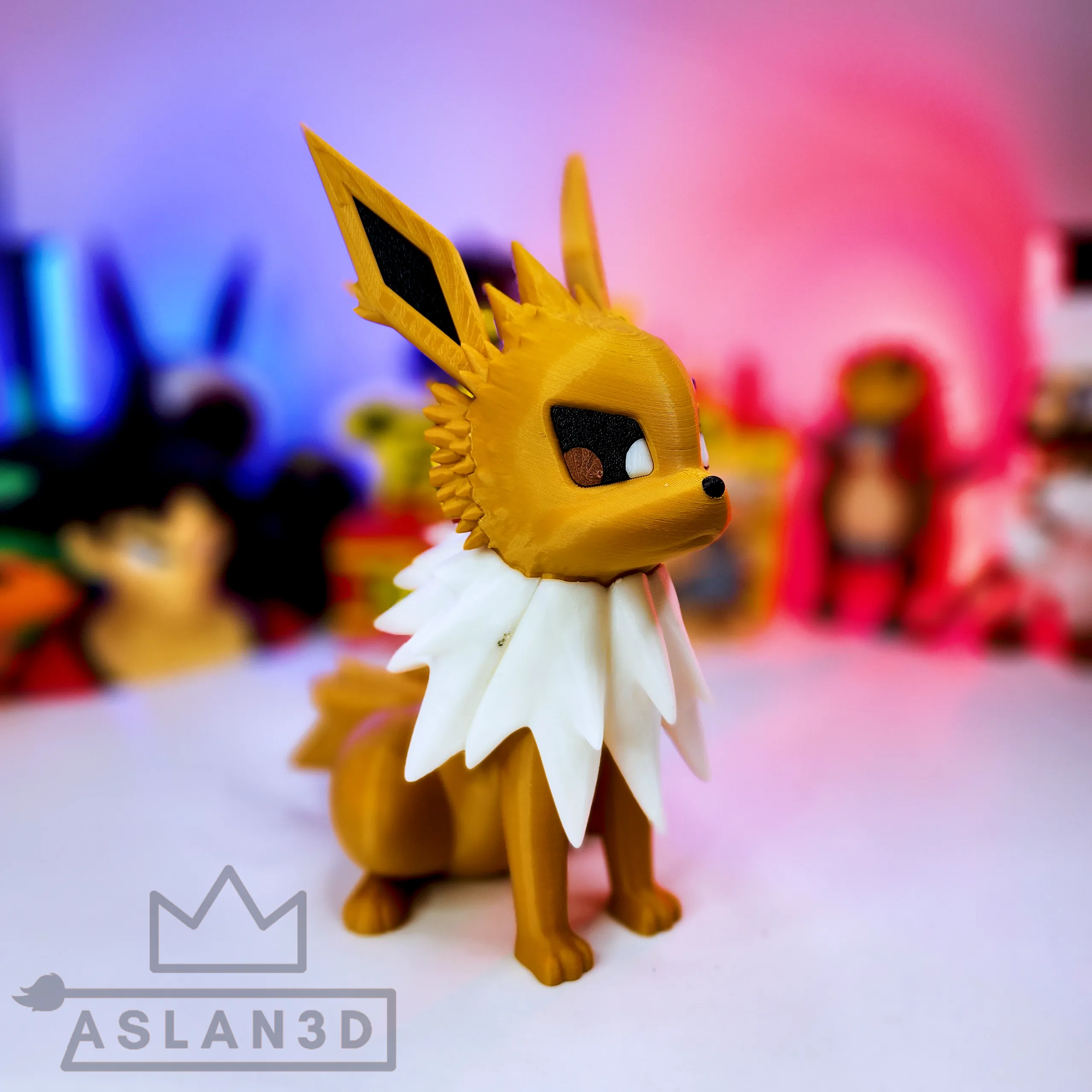 Digital Art STL Download - Jolteon by Colorsby Aslan3D