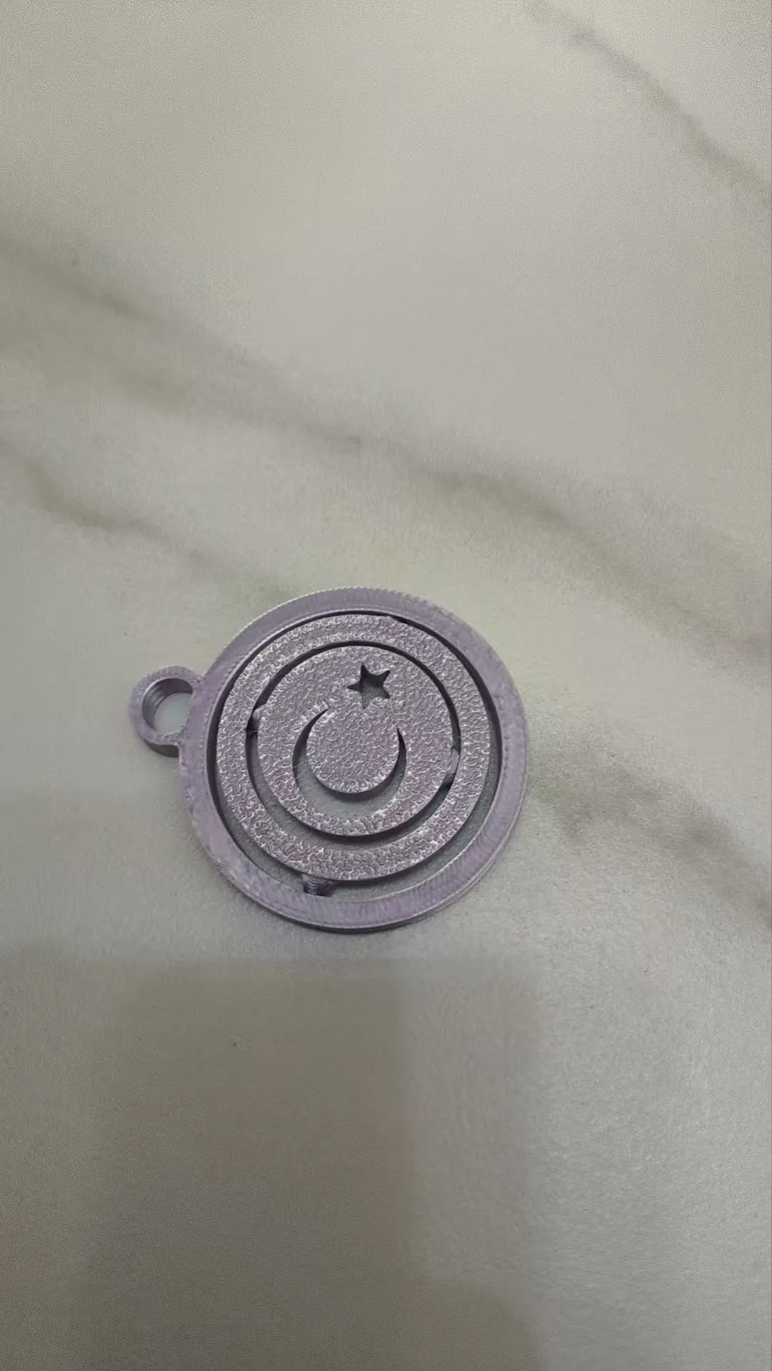 3D Printer Files | 3MF File | gyro ay yıldız keychain | Creality Cloud