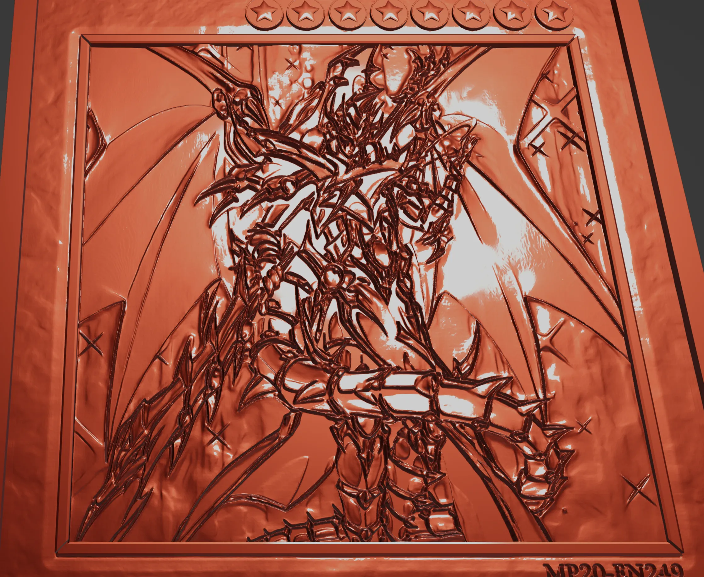 Free Other STL Download - Red-Eyes Dark Dragoon - yu-gi-oh!by Wsonuchiha3D