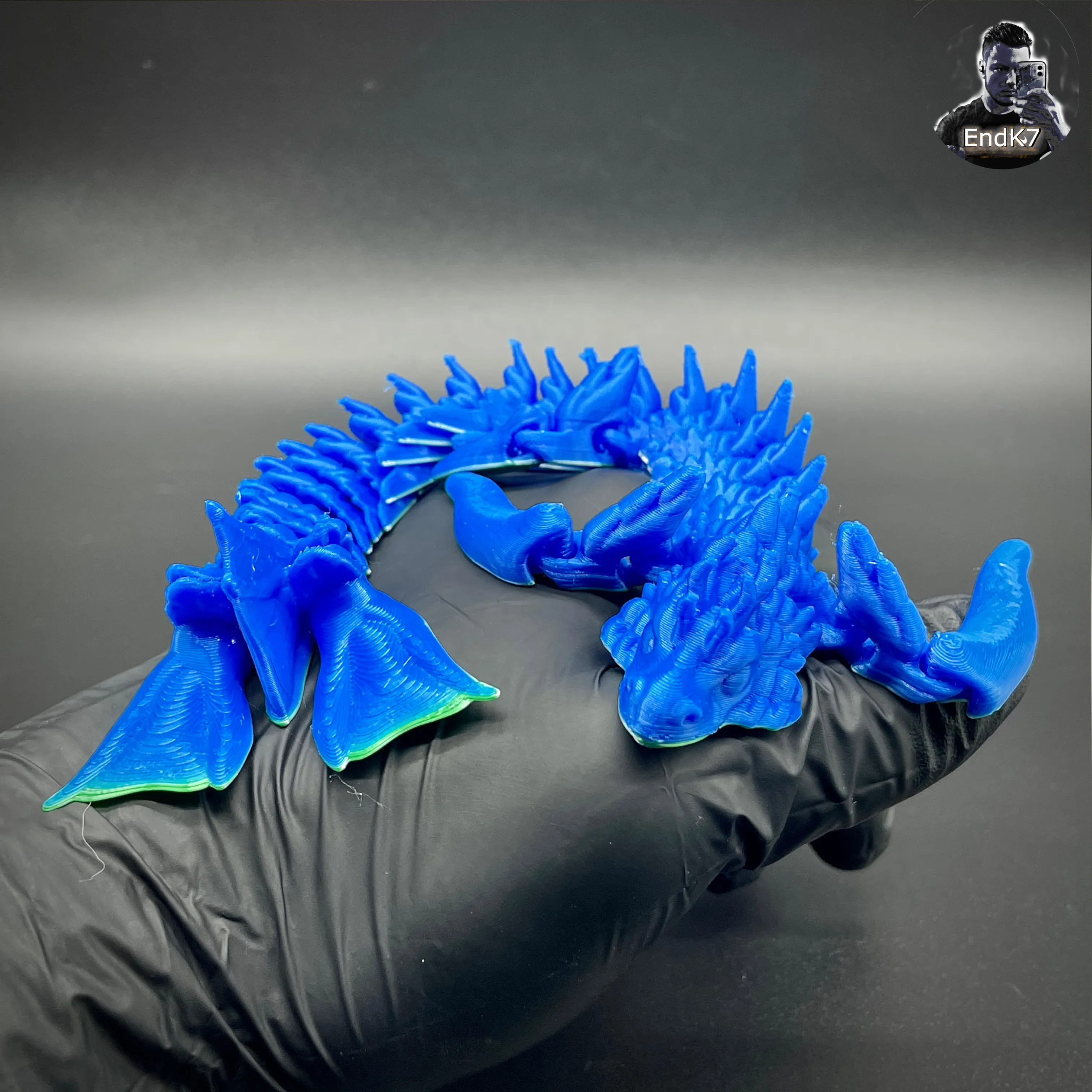 3D Printer Files | 3MF File | Sea Dragon - Articulated - Print in Place - Flexi | Creality Cloud
