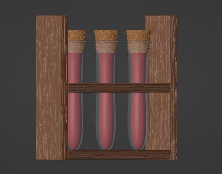 3D Printer Files | 3MF File | Vile Stand W/viles ( Full ) | Creality Cloud