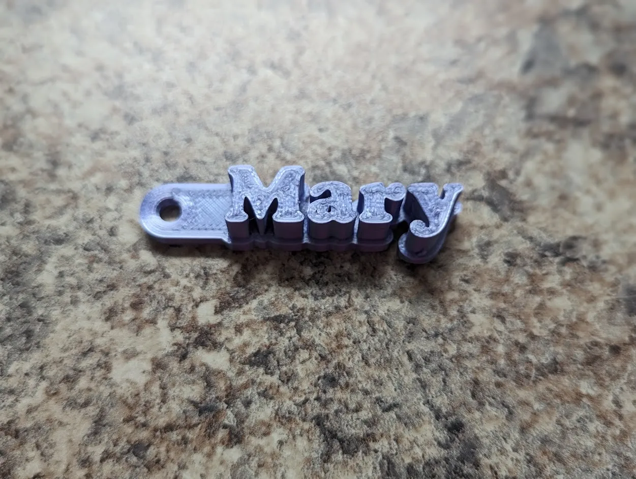 Jewelry & Accessories STL Download - Mary Keychainby Trash Can Guy