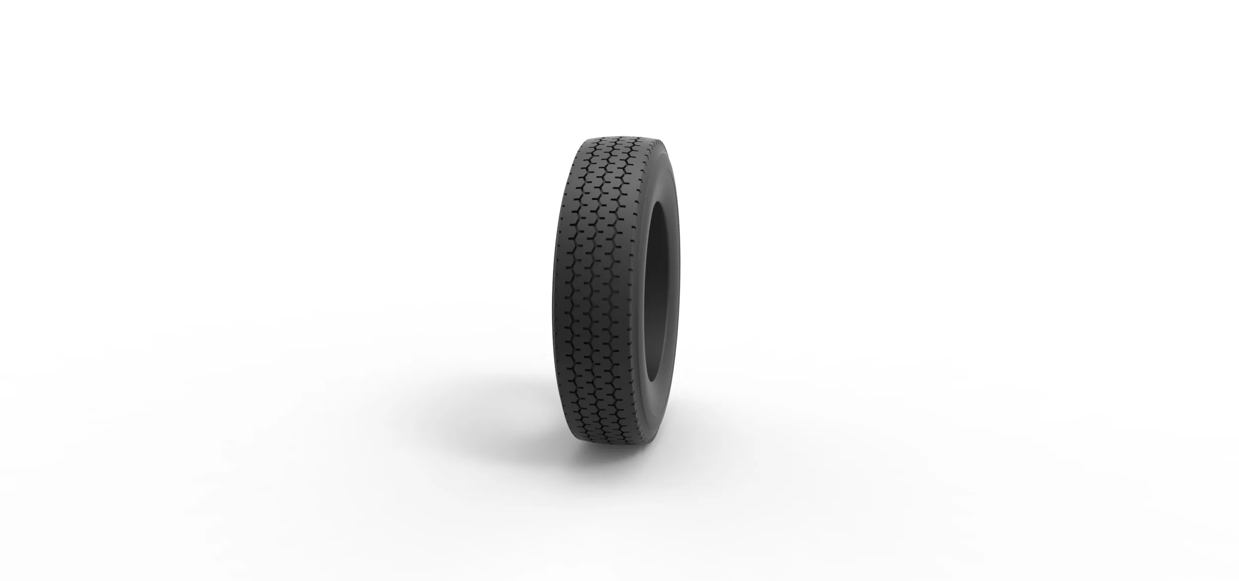 Other STL Download - Semi truck tire 11 Scale 1:25by 3DTechDesign